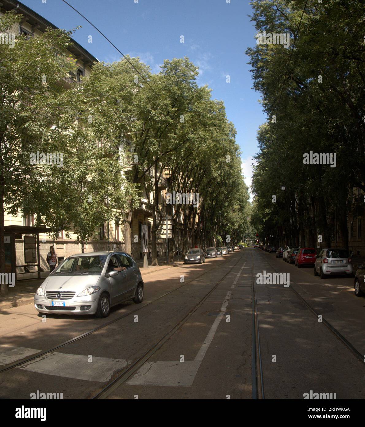 Milano Street Scene Stock Photo - Alamy