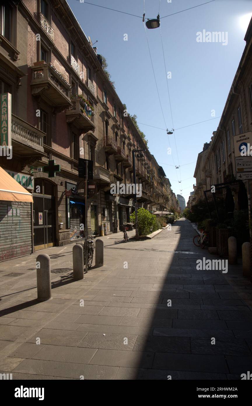 Milano Street Scene Stock Photo - Alamy