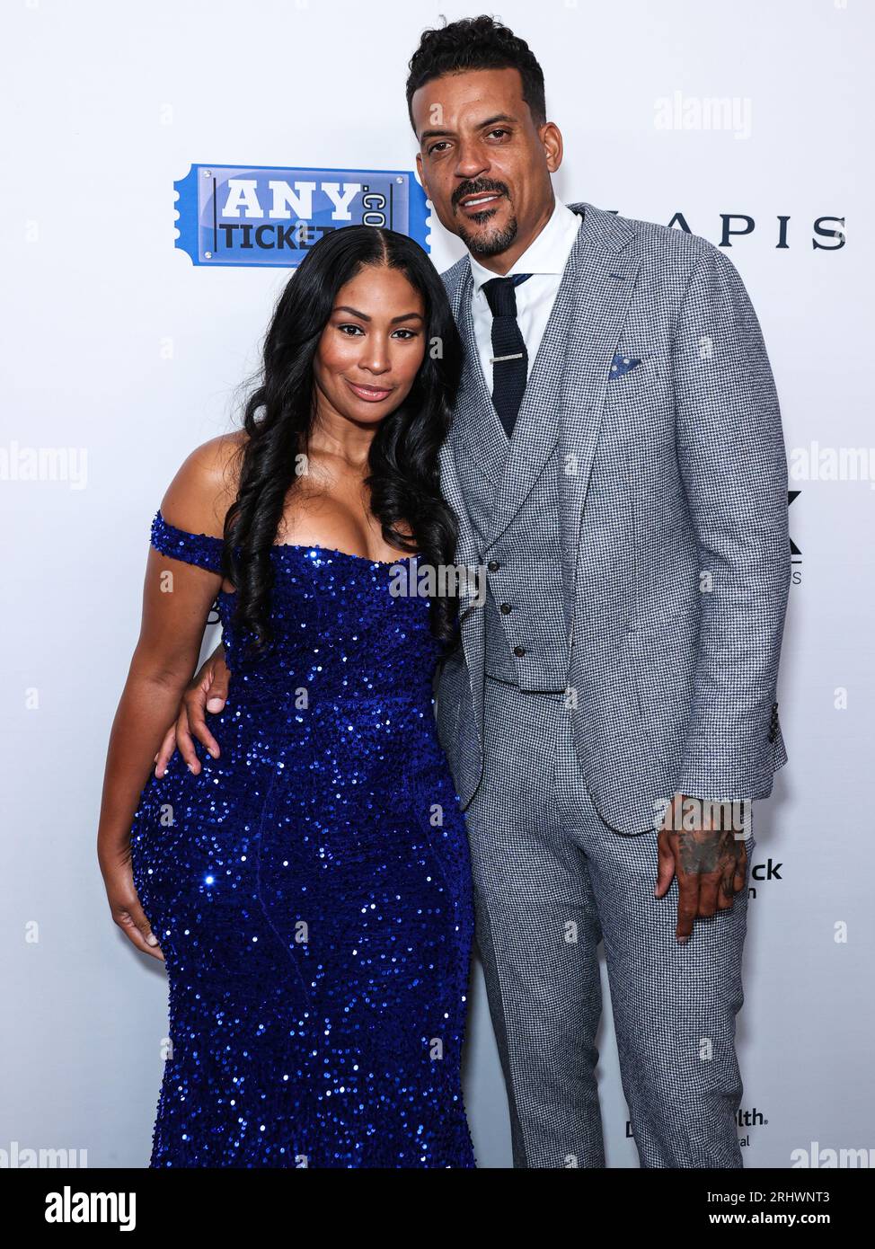 BEVERLY HILLS, LOS ANGELES, CALIFORNIA, USA - AUGUST 18: Anansa Sims ...