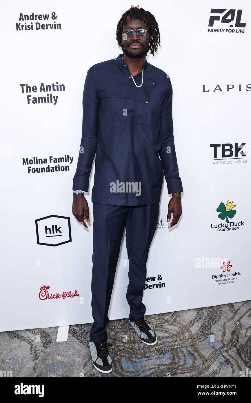 BEVERLY HILLS, LOS ANGELES, CALIFORNIA, USA - AUGUST 18: Senegalese ...