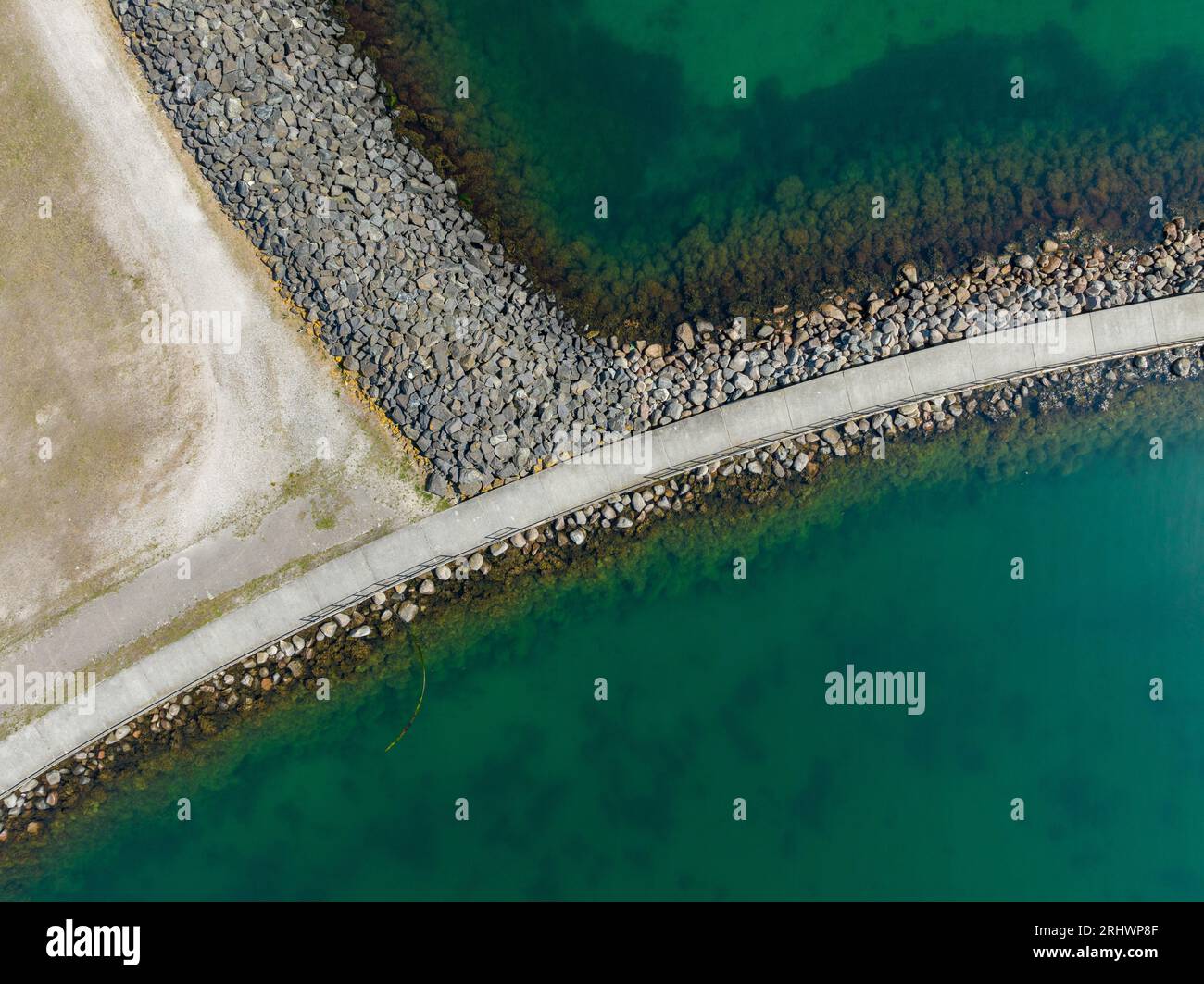 bird view of a stretch dam Stock Photo - Alamy