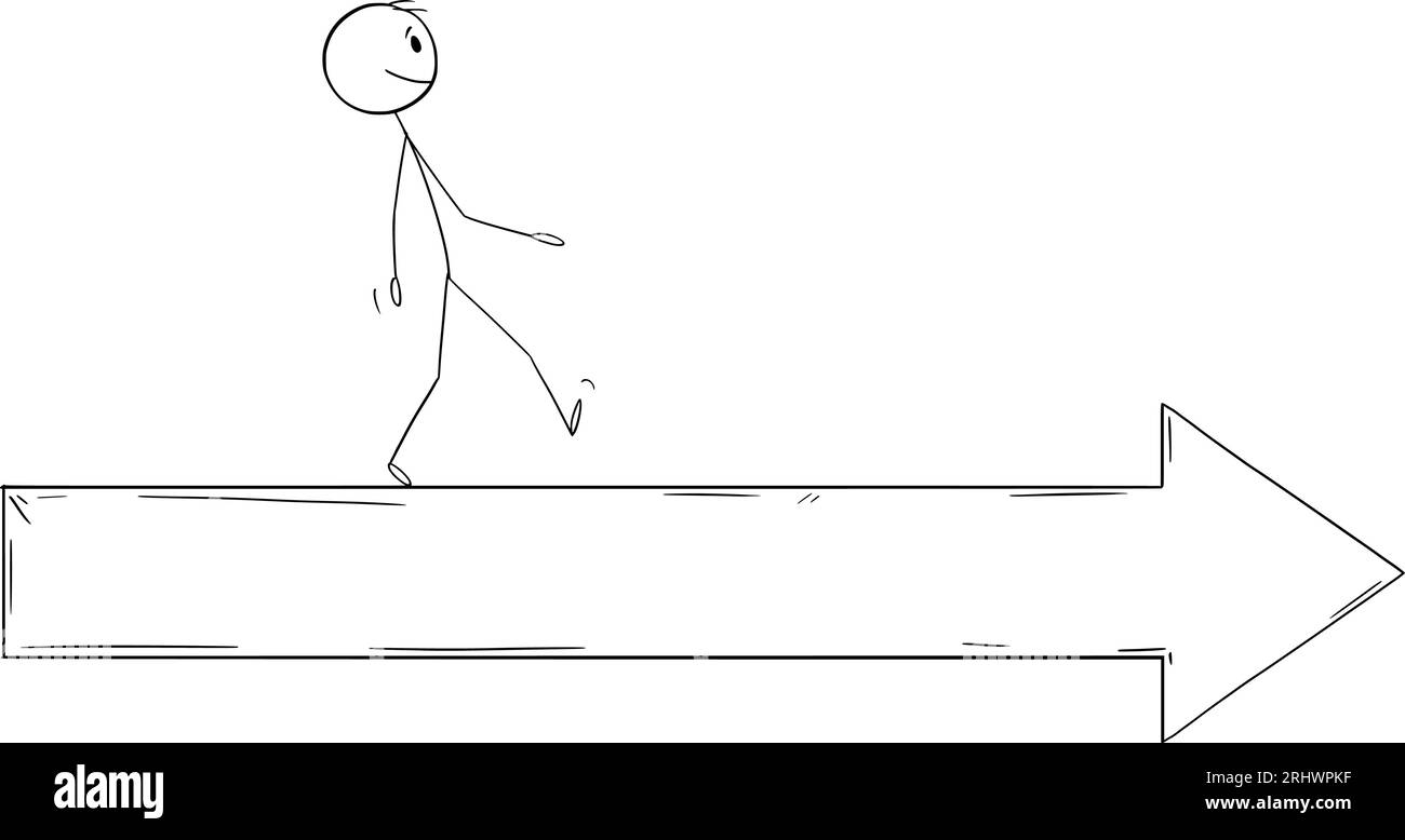 Big Arrow Sign Cartoon