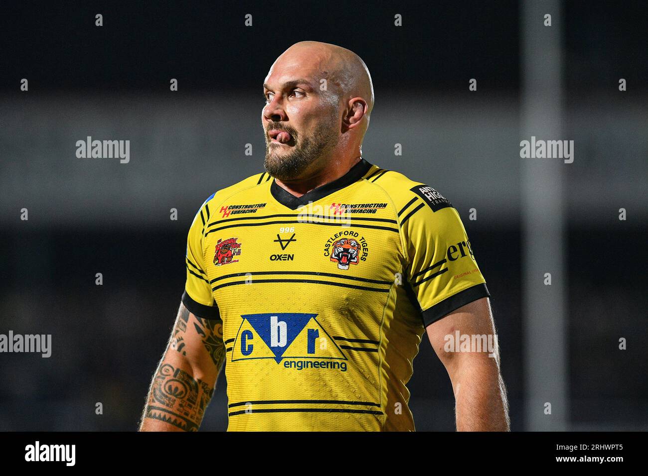 Wakefield, England - 18th August 2023 George Griffin of Castleford ...