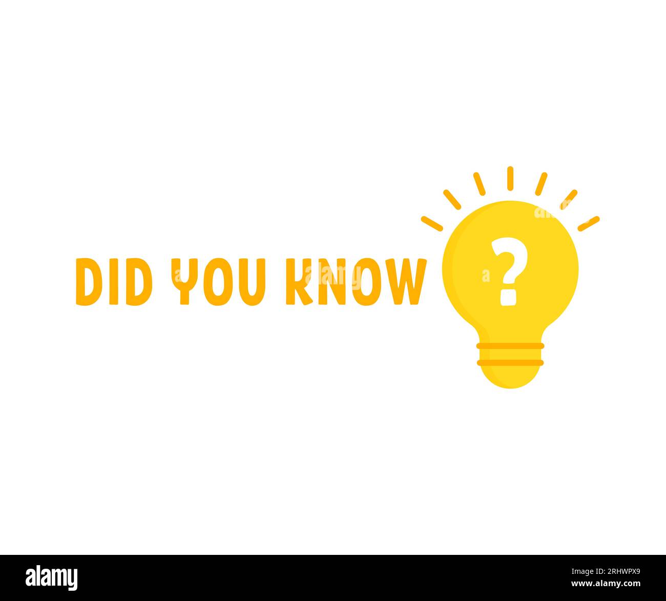 Light bulb question mark Stock Vector Images - Alamy