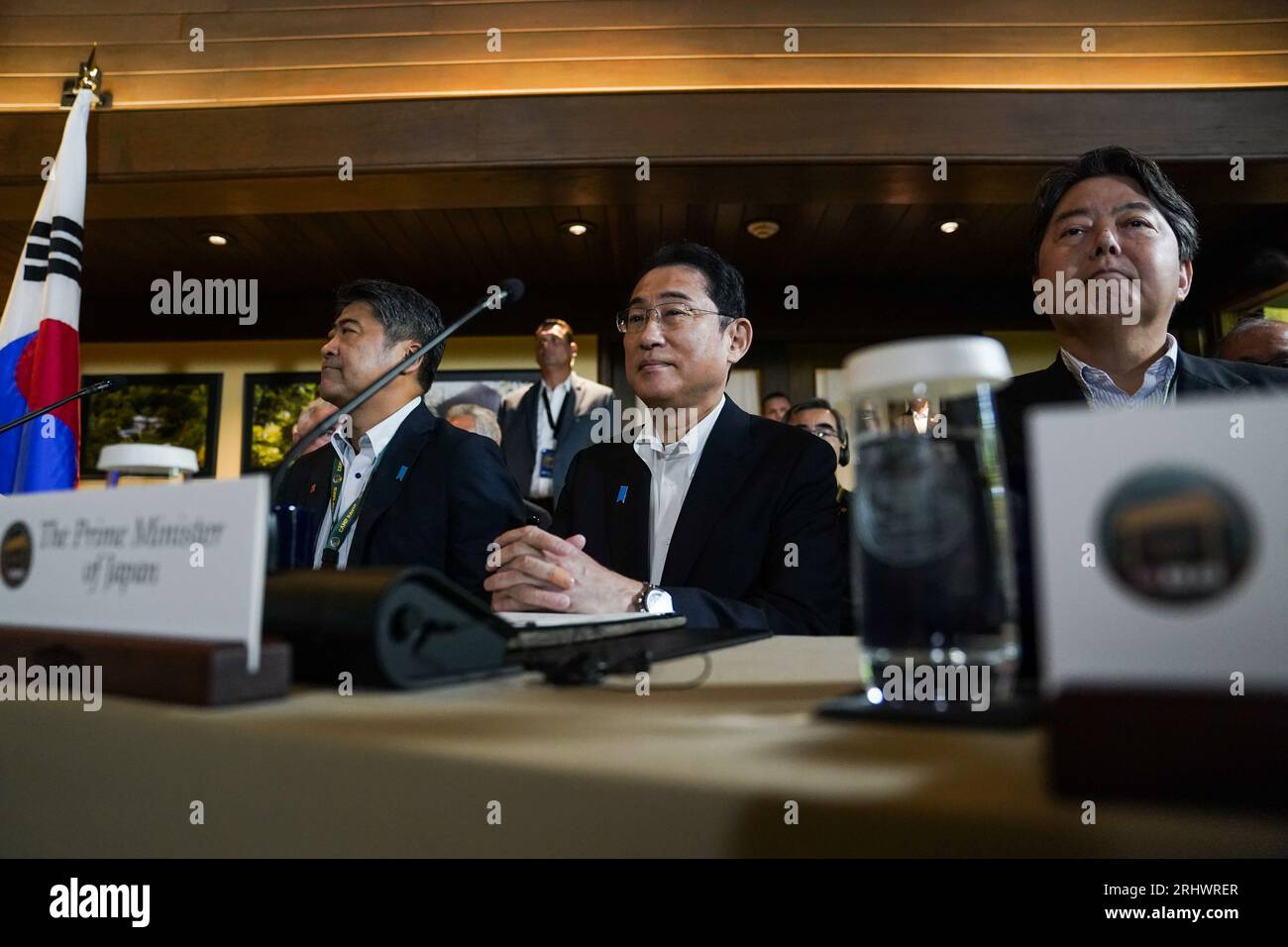 Japanese Prime Minister Fumio Kishida participates in the Trilateral ...