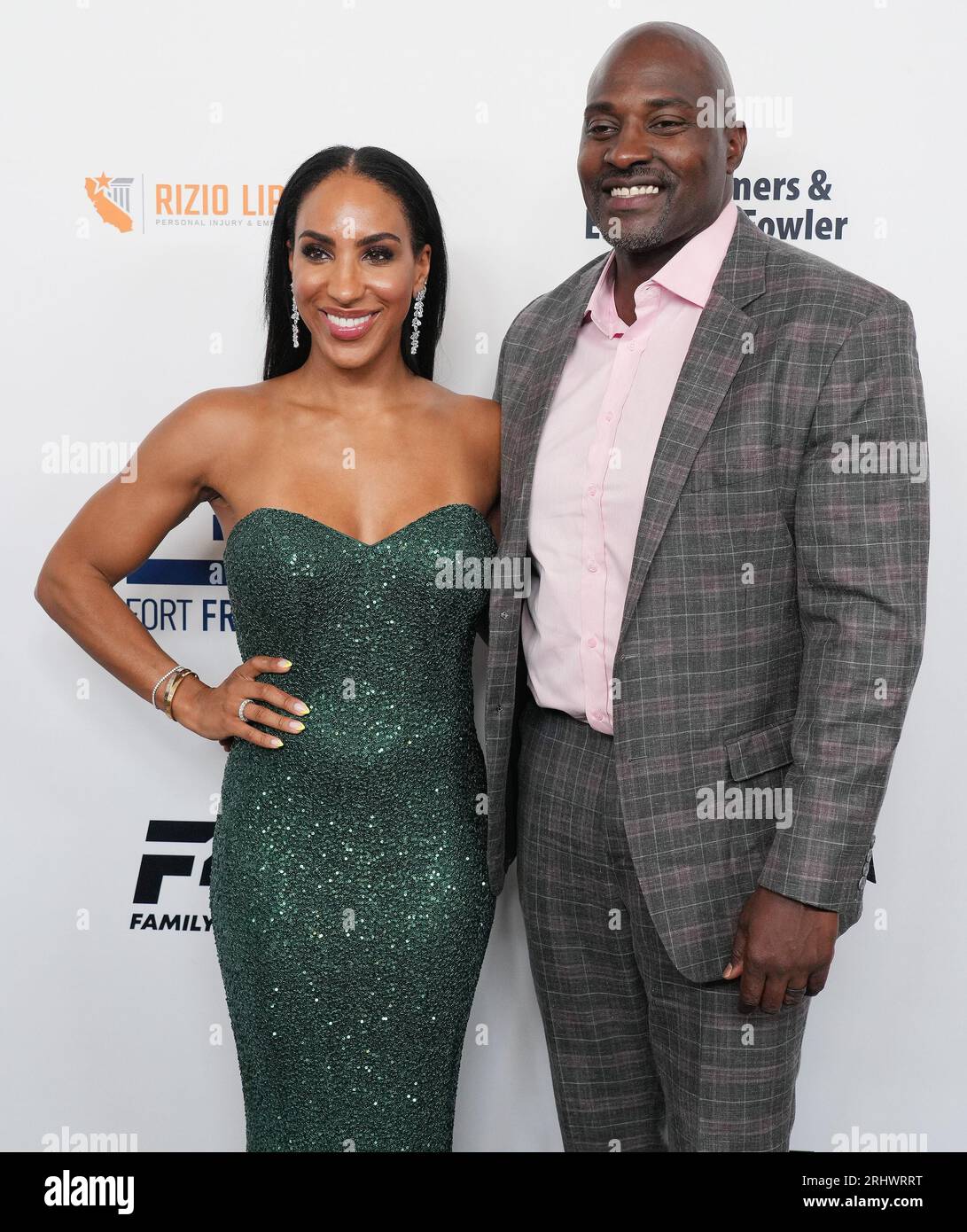 Los Angeles, USA. 18th Aug, 2023. (L-R) Annemarie Wiley and Marcellus ...