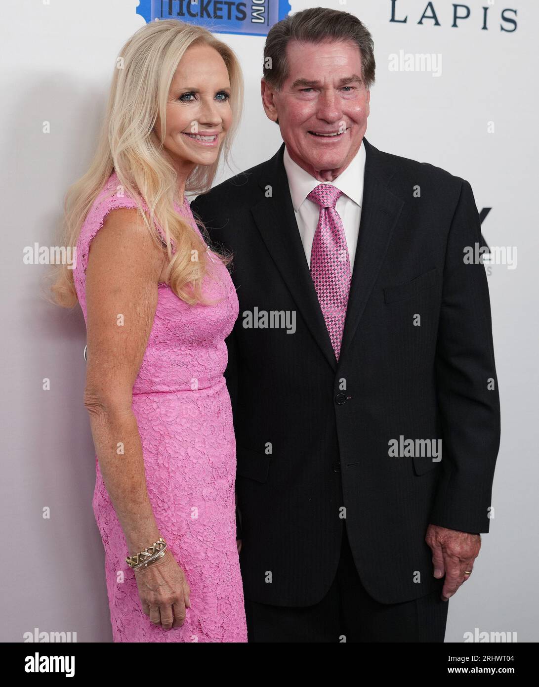 Los Angeles, USA. 18th Aug, 2023. (L-R) Candace Thomas and Steve Garvey ...