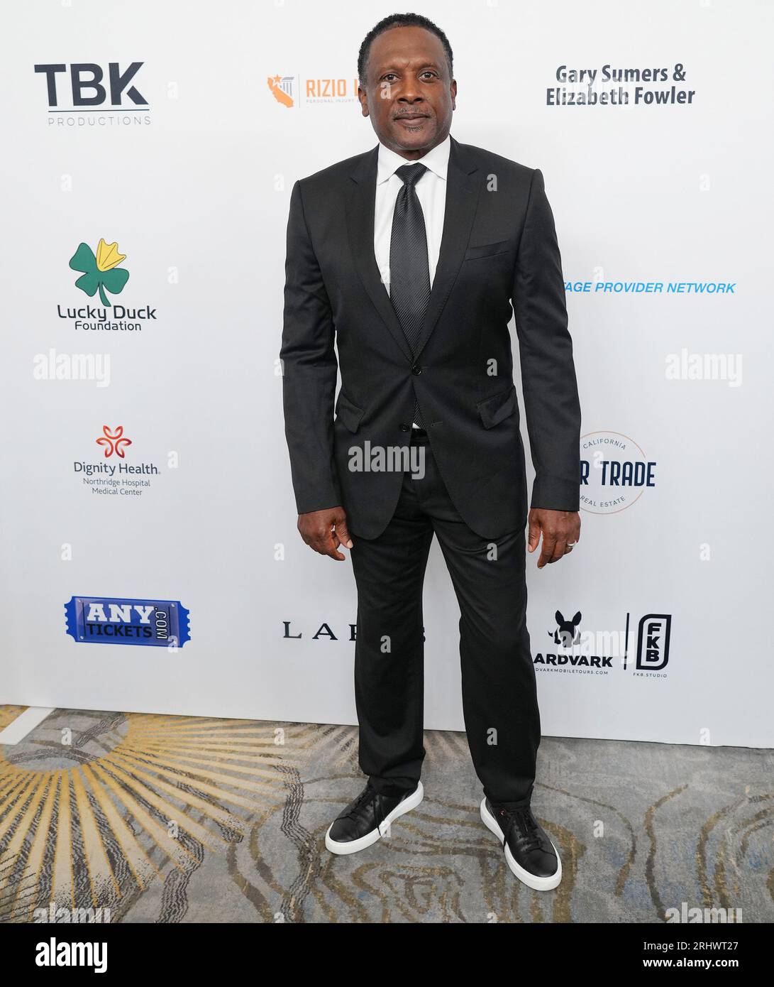 Los Angeles, USA. 18th Aug, 2023. Tim Brown arrives at the 23rd Harold ...