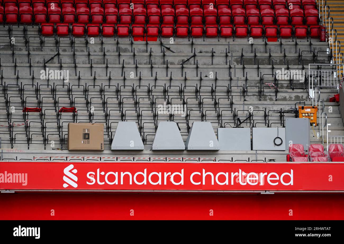 Anfield 2023 new stand hi-res stock photography and images - Alamy