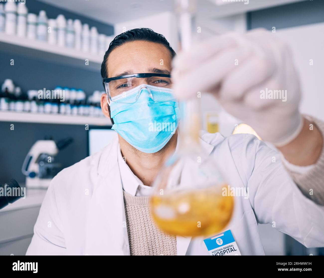 Face beaker hi-res stock photography and images - Alamy