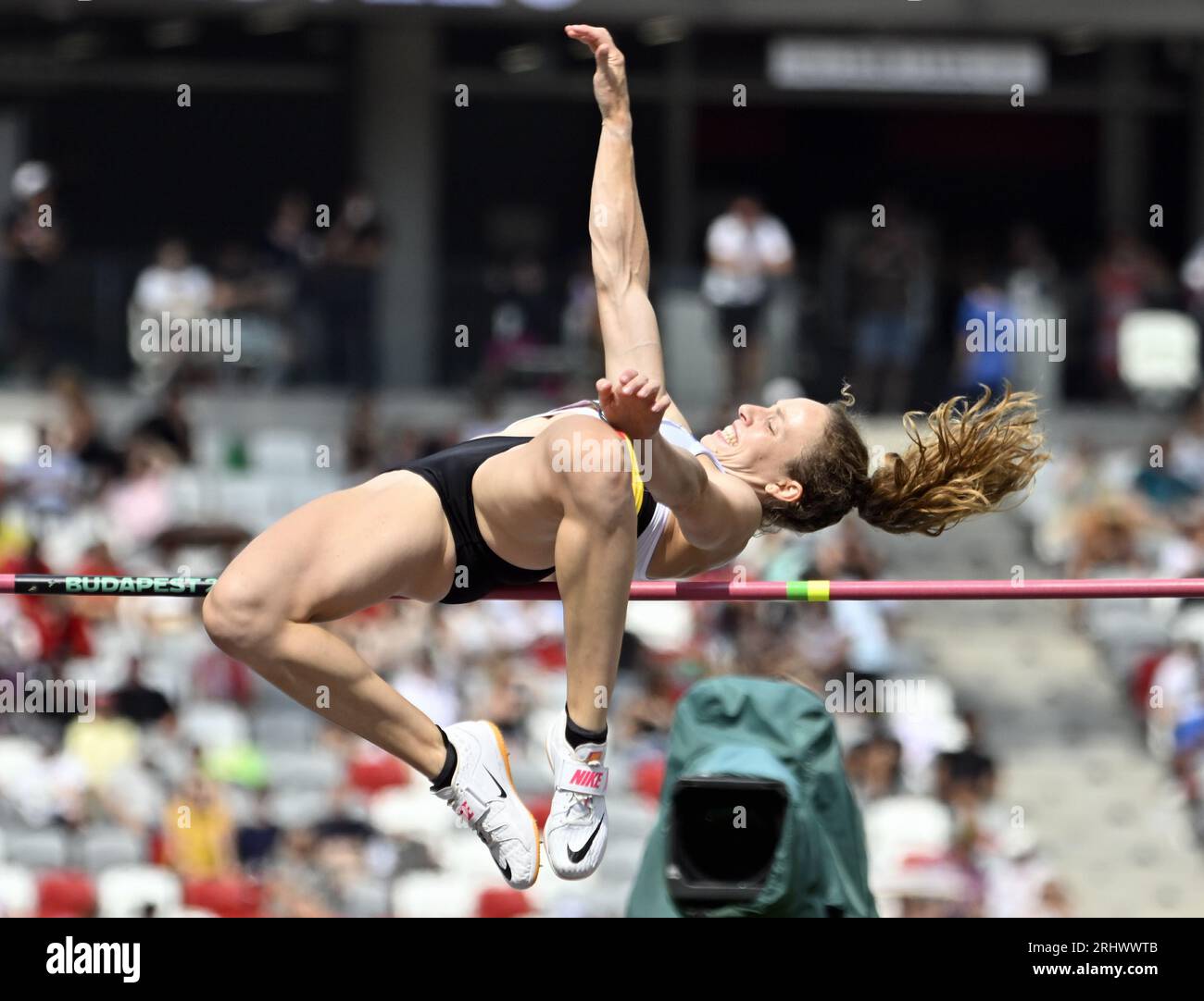 Budapest, Hungary. 19th Aug, 2023. Belgian Noor Vidts pictured in ...