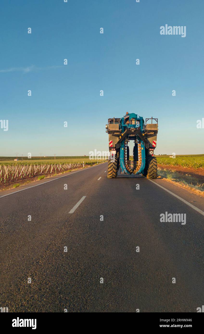 Mechanization vineyards hi-res stock photography and images - Alamy