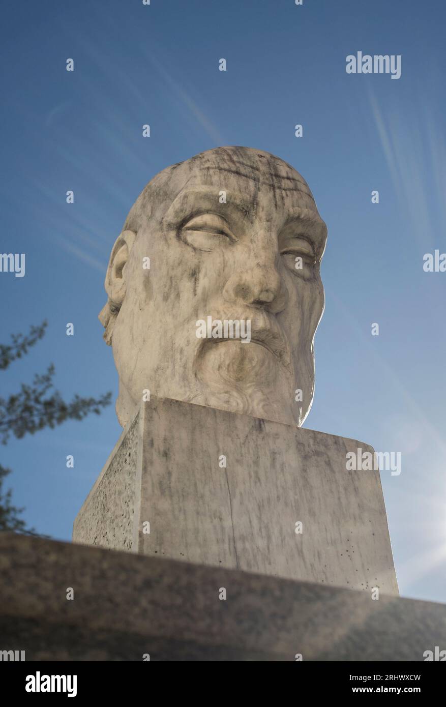 Santiago Ramon y Cajal bust, sculpted by Federico Zambrano Domenech ...