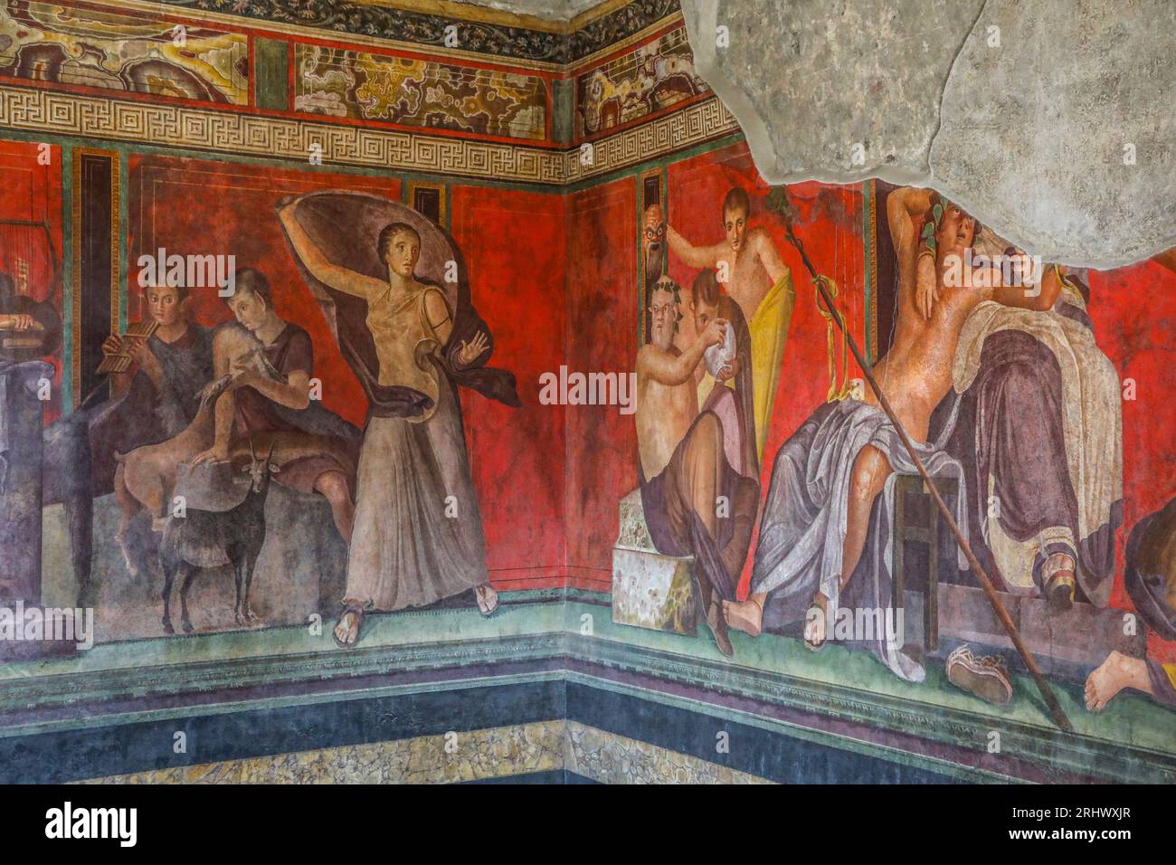 Pompei frescos hi-res stock photography and images - Alamy