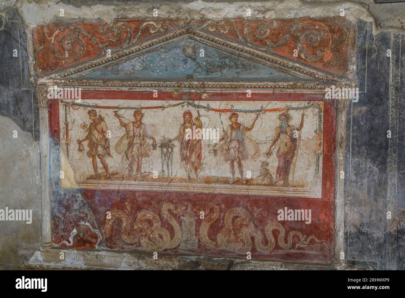 Roman lares pompeii hi-res stock photography and images - Alamy