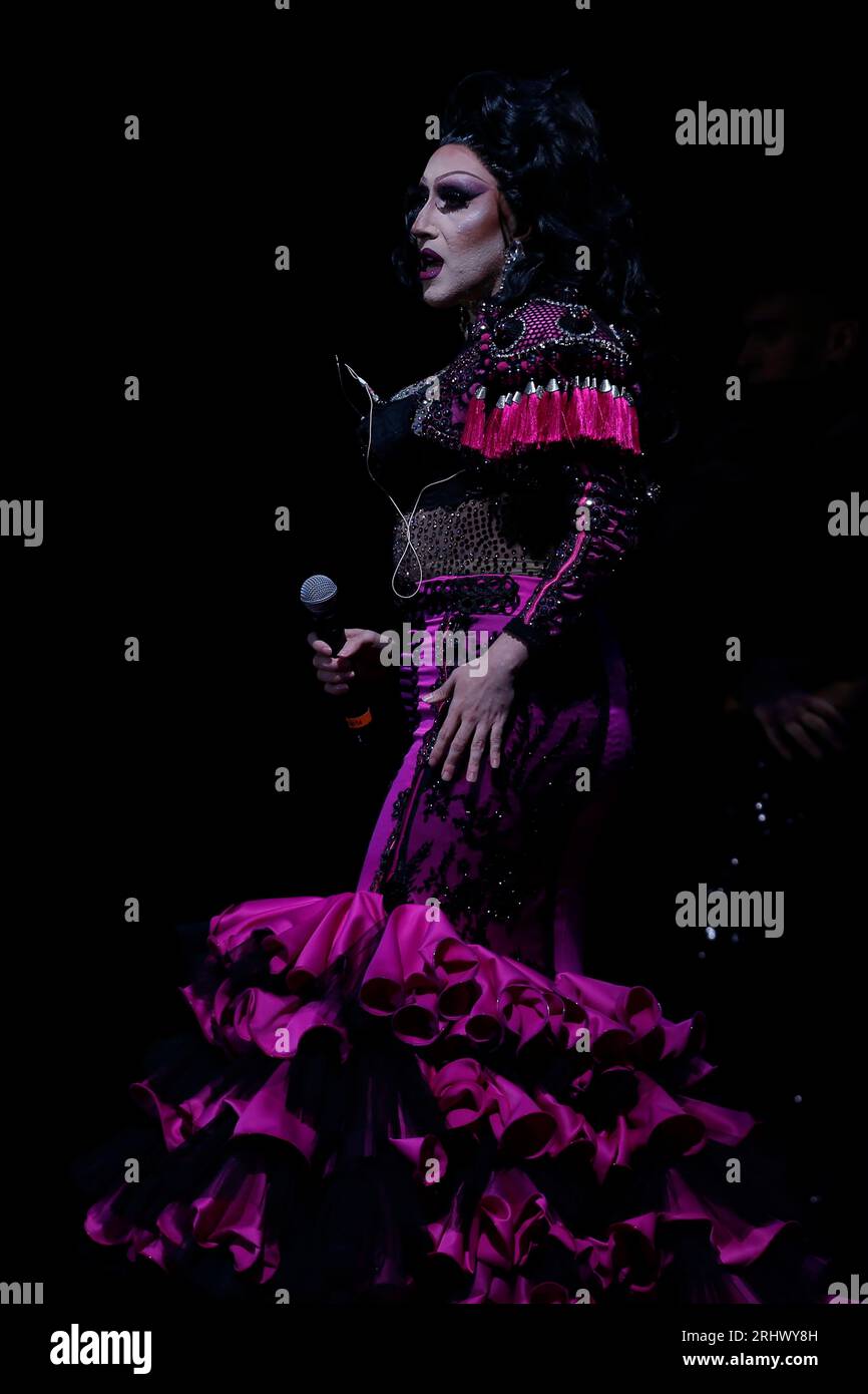 August 18, 2023, Madrid, Madrid, Spain: The Spanish drag queen ...