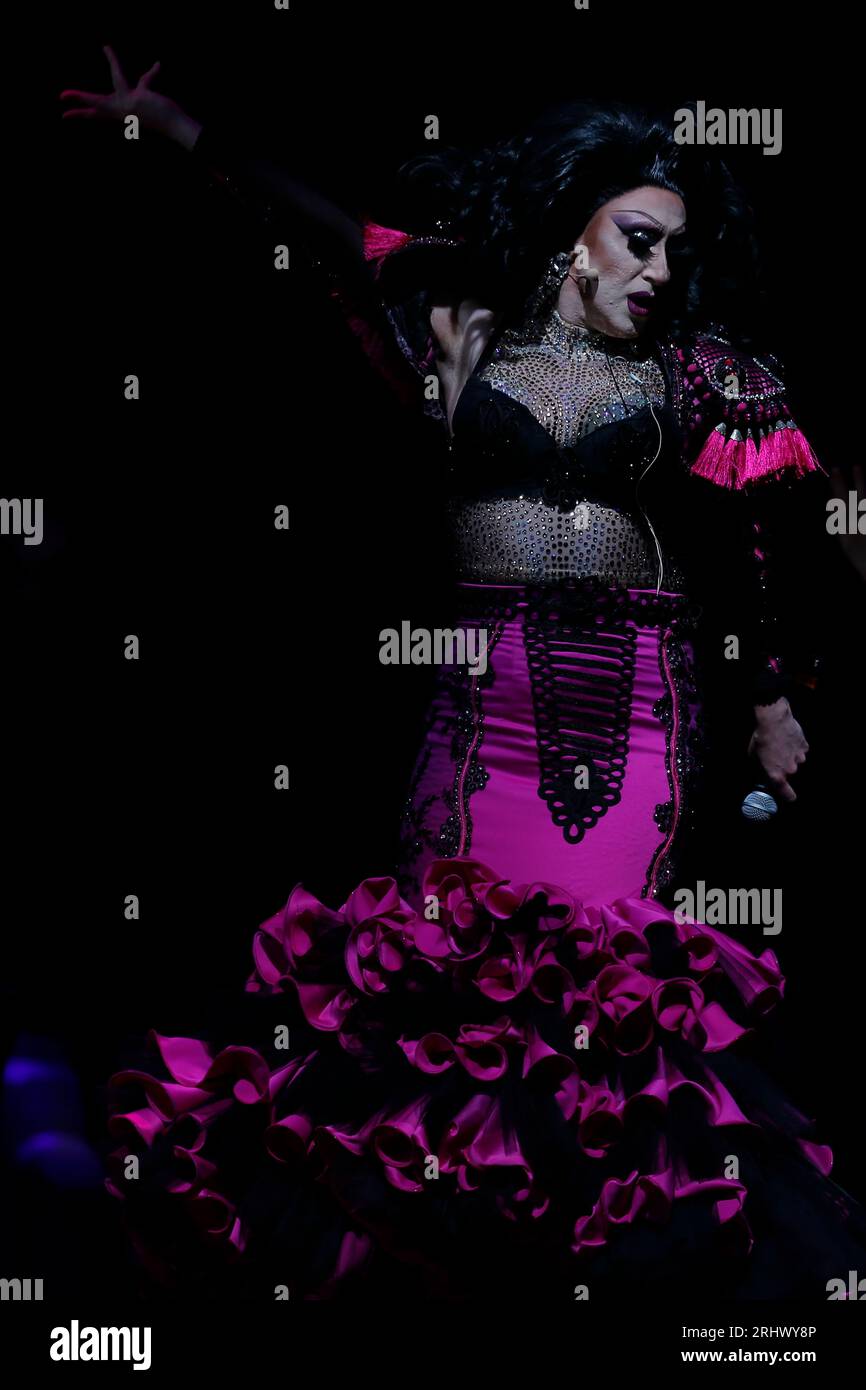 August 18, 2023, Madrid, Madrid, Spain: The Spanish drag queen ...