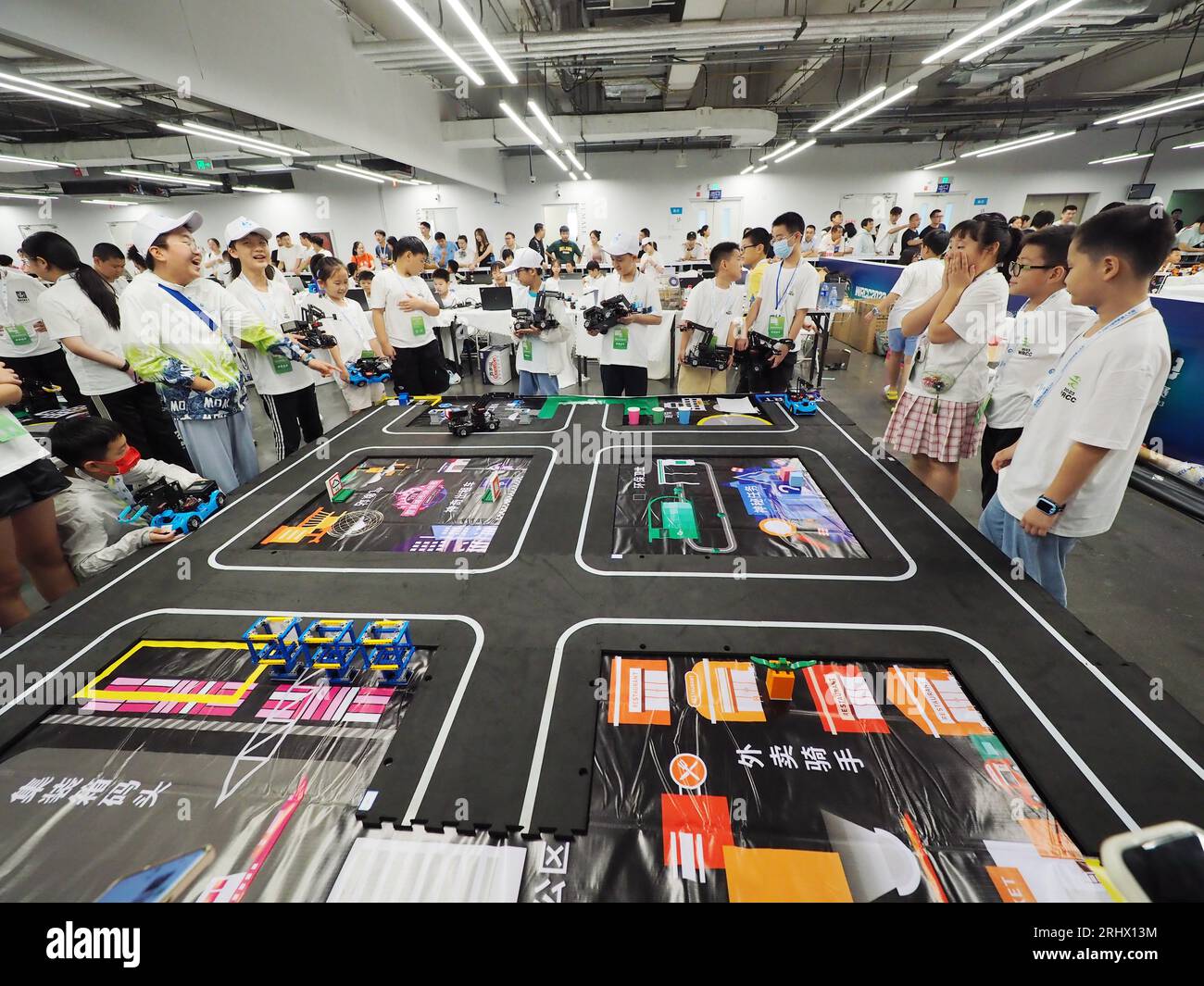 BEIJING, CHINA - AUGUST 19, 2023 - Children compete at the 2023 World ...