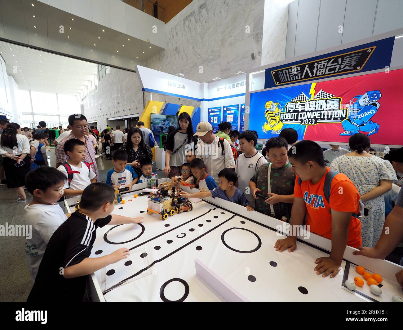 BEIJING, CHINA - AUGUST 19, 2023 - Children compete at the 2023 World ...