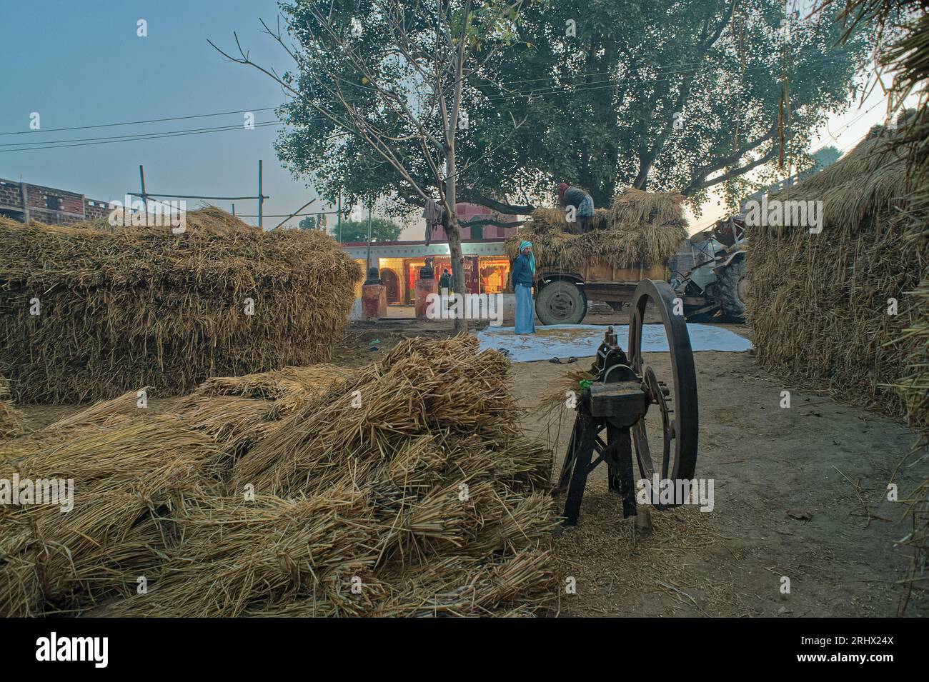 12 24 2014 Farmers House at Vintage Temple Complex of Bageshwari Devi ...