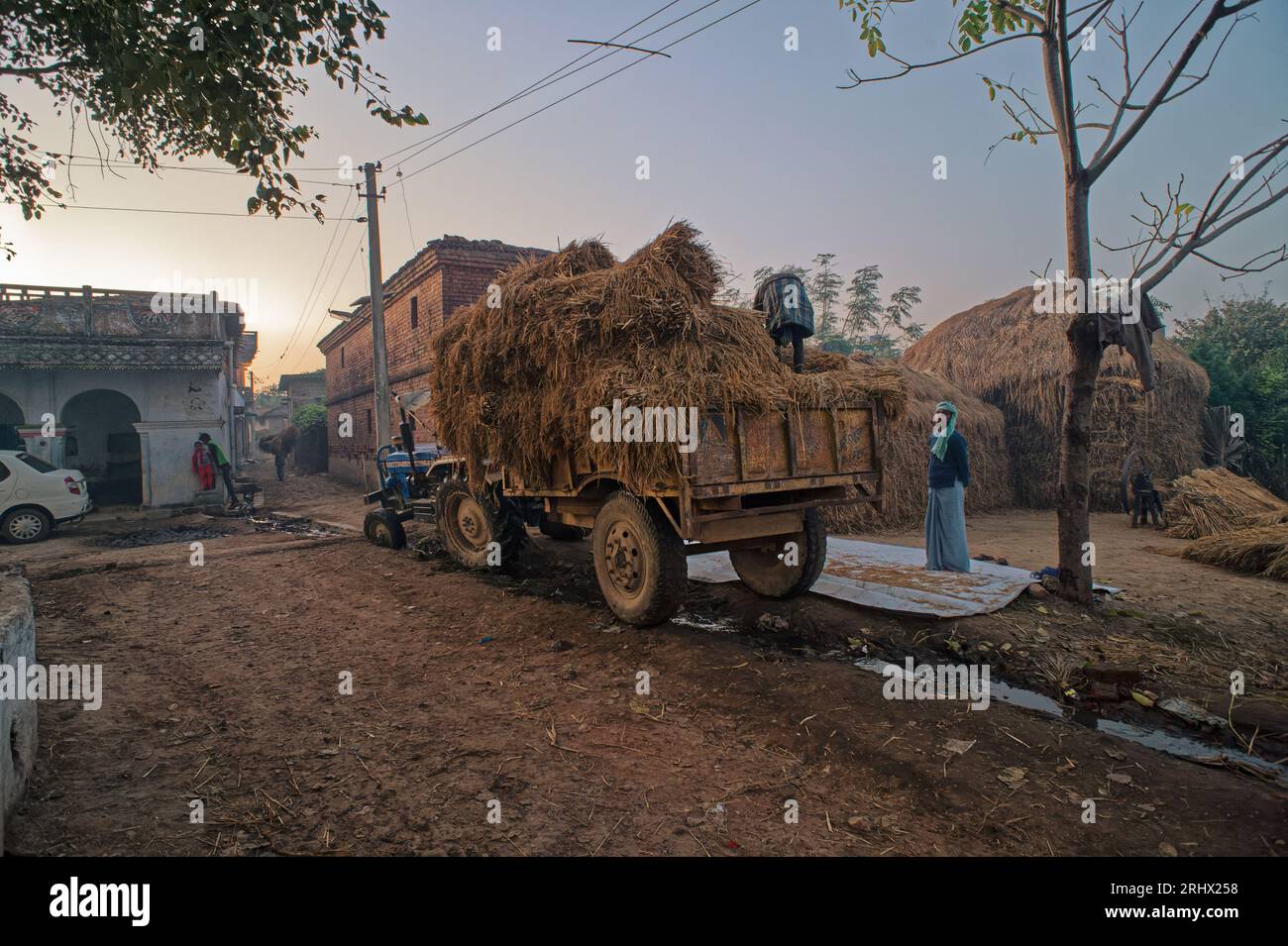 12 24 2014 Farmers House at Vintage Temple Complex of Bageshwari Devi ...