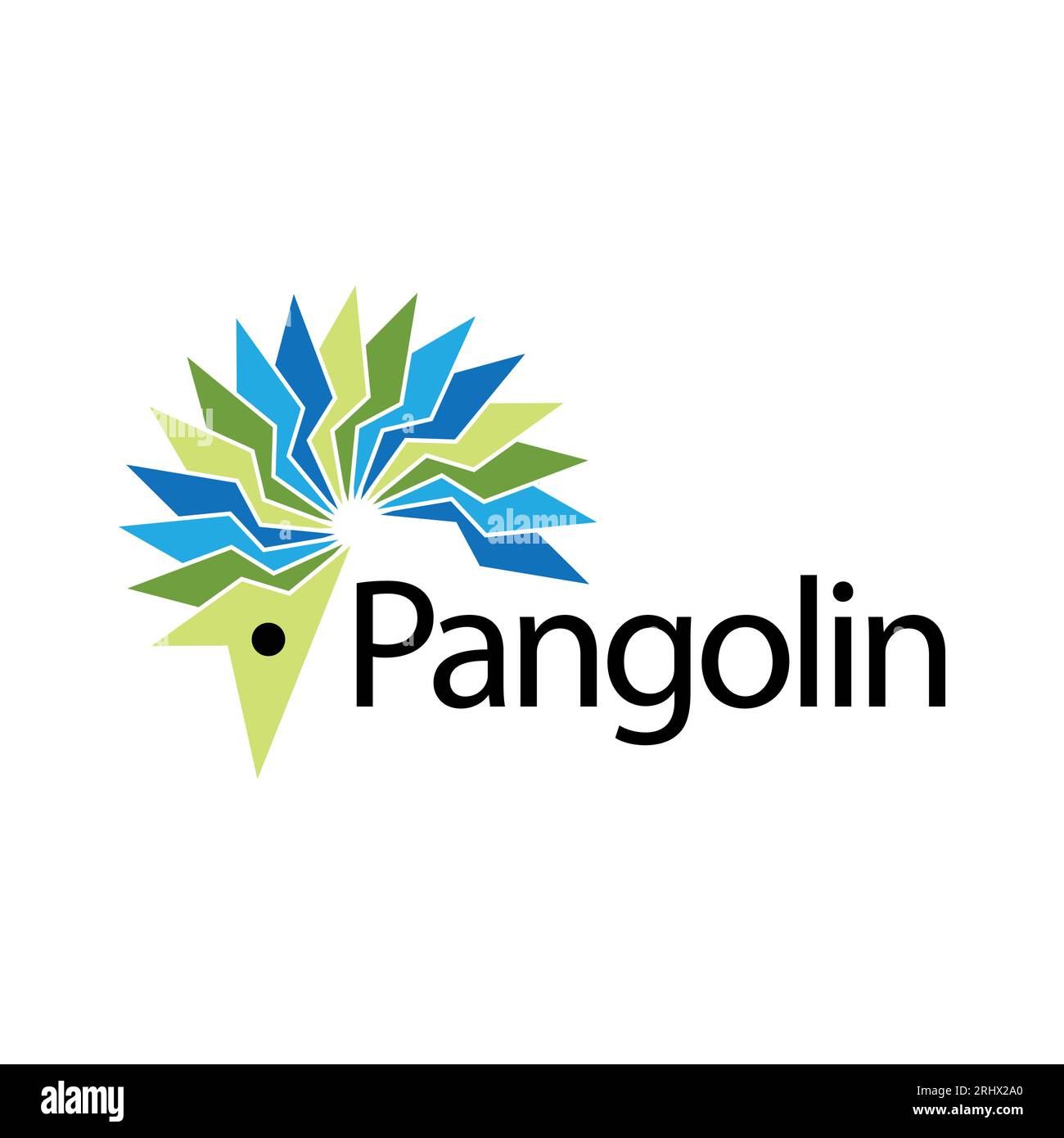 pangolin logo design vector. vector illustration of pangolin icon ...