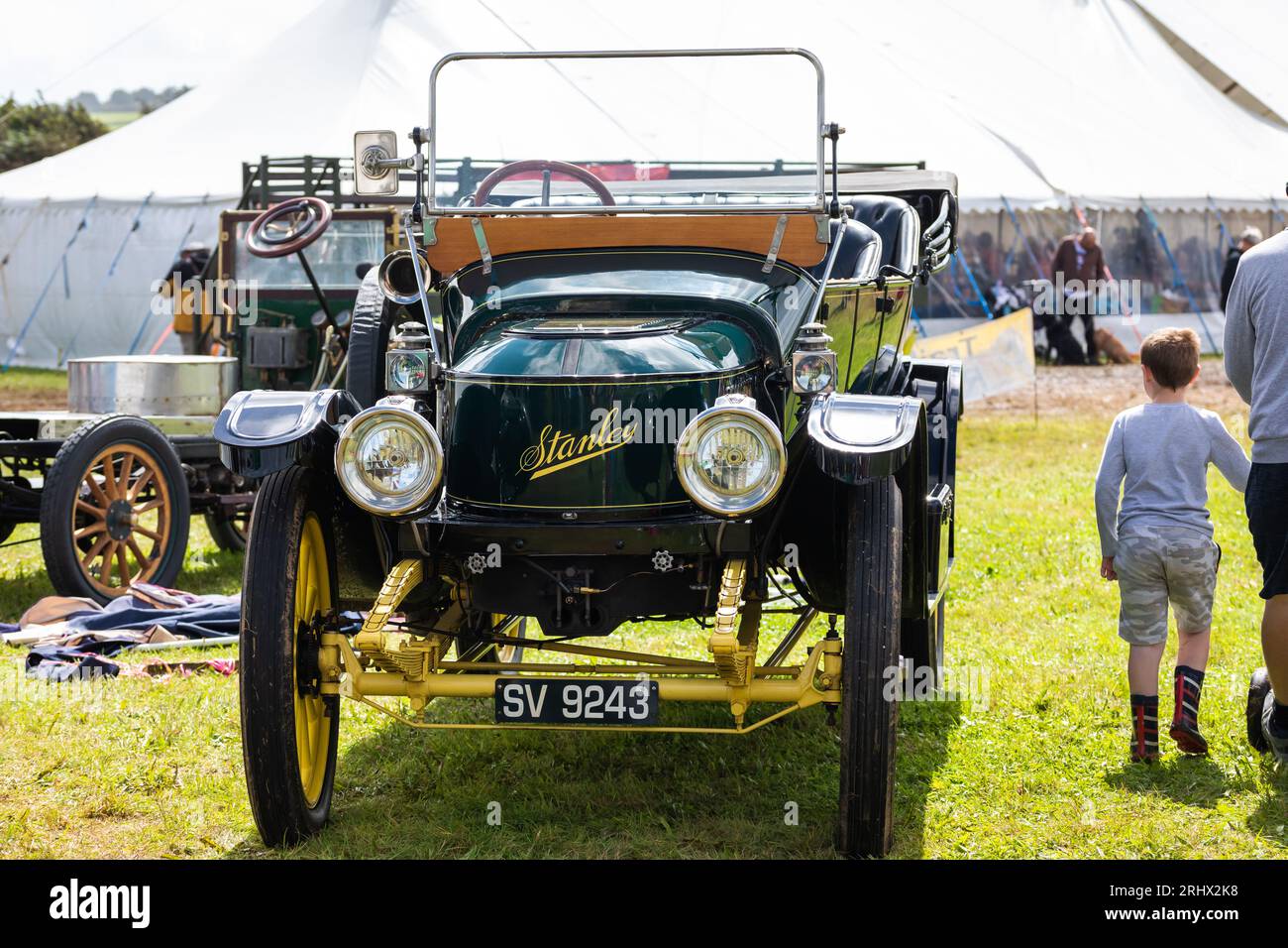 Stithians, UK. 19th Aug, 2023. Despite the strong winds and heavy rain ...