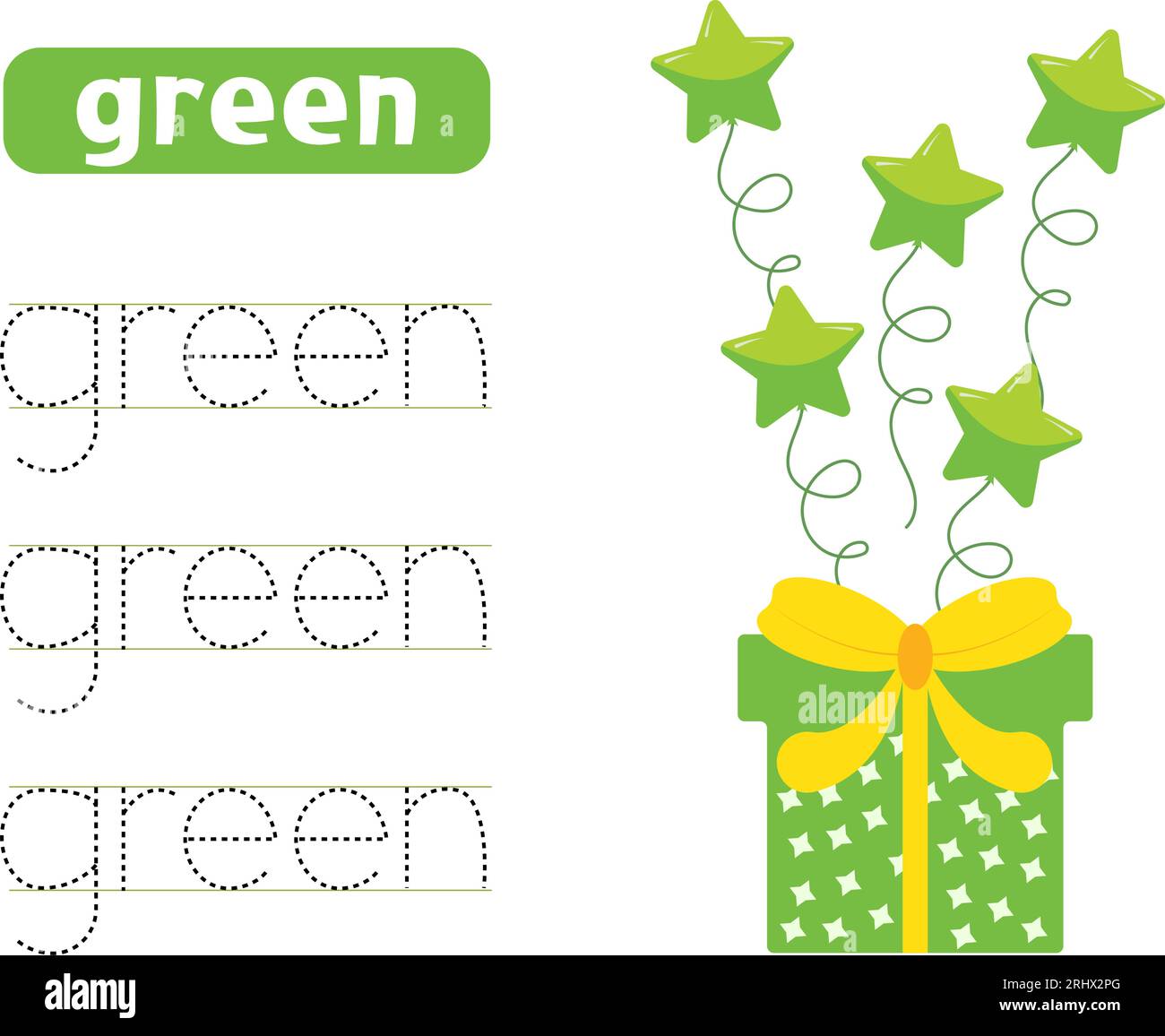 Letter worksheets Cut Out Stock Images & Pictures - Alamy