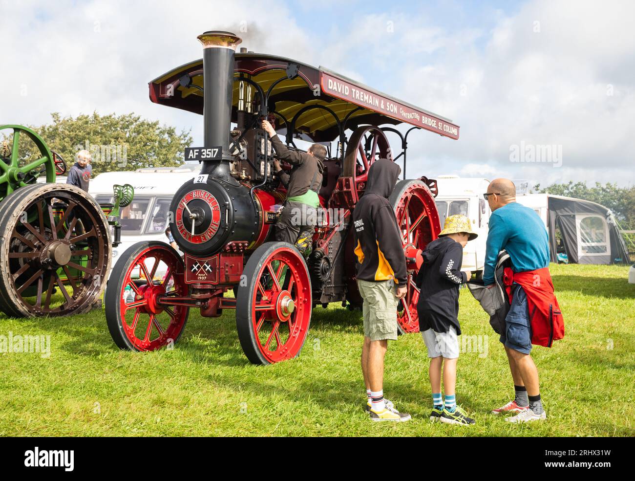 Stithians, UK. 19th Aug, 2023. Despite the strong winds and heavy rain ...
