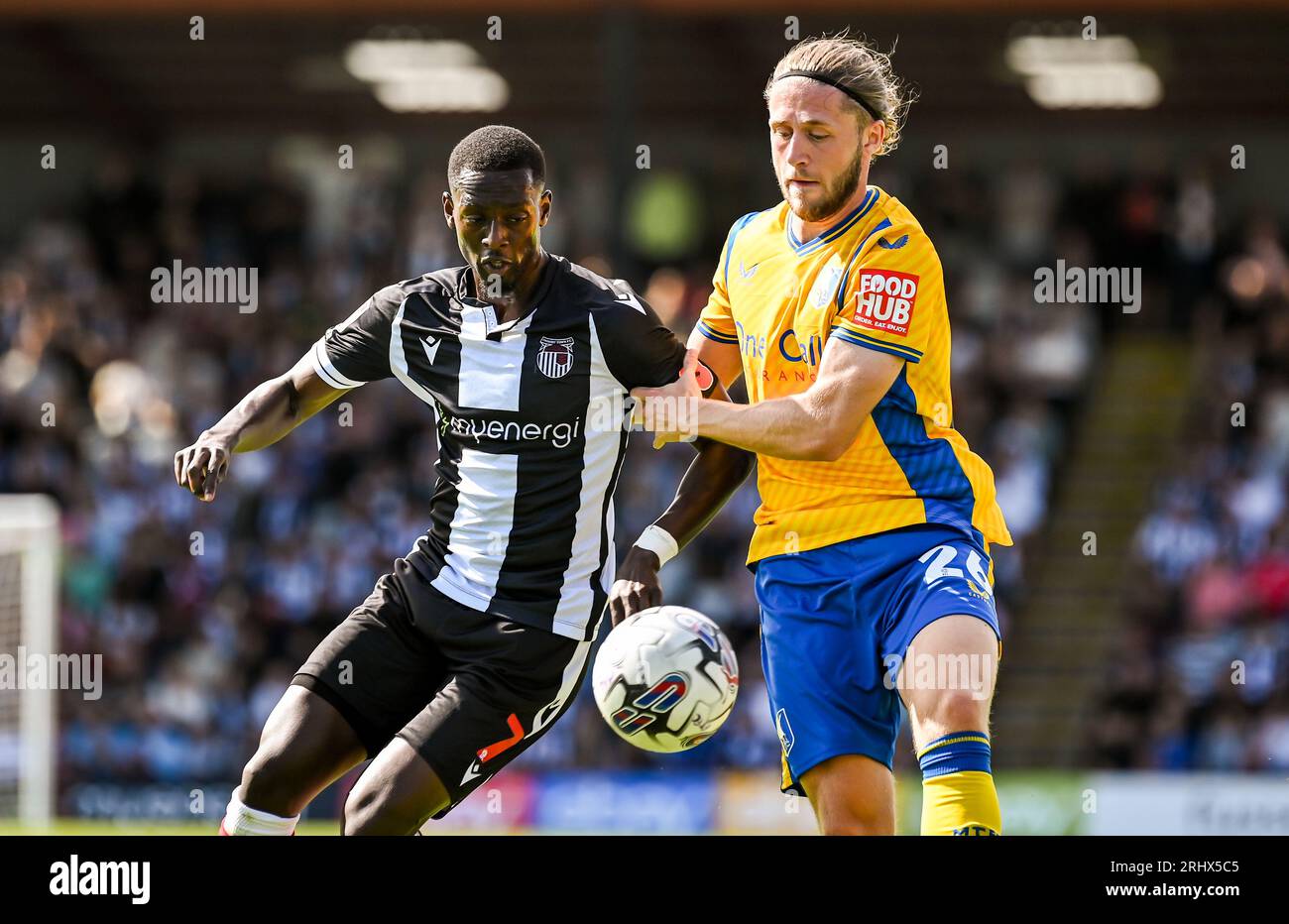 Cleethorpes, UK, 19th August 2023. Abo Eisa during the Sky Bet EFL ...