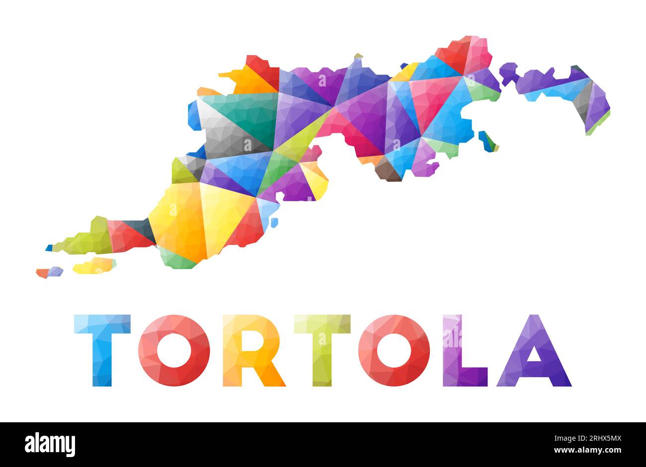 Tortola map hi-res stock photography and images - Alamy