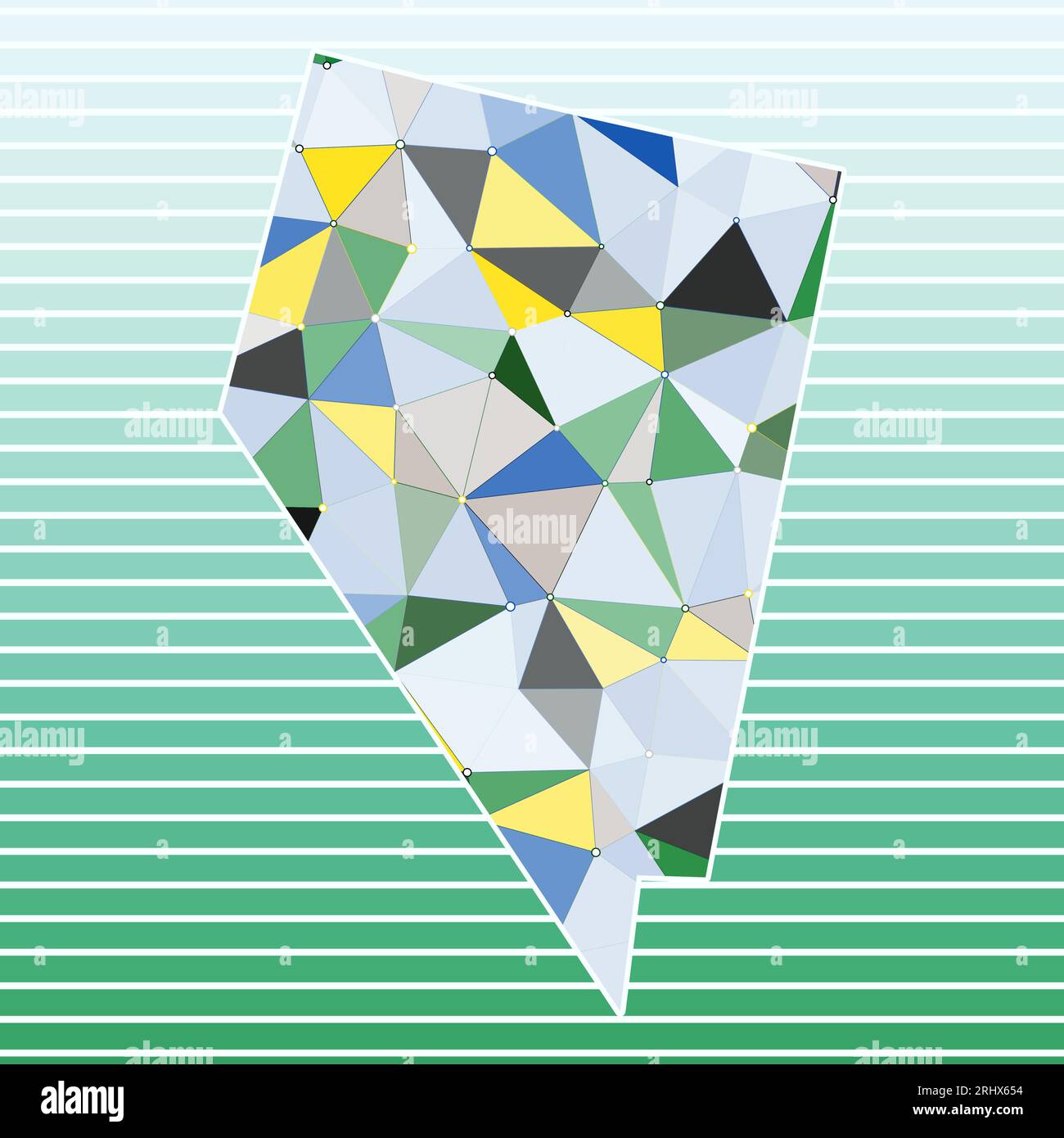 Nevada vector illustration. Nevada design on gradient stripes ...