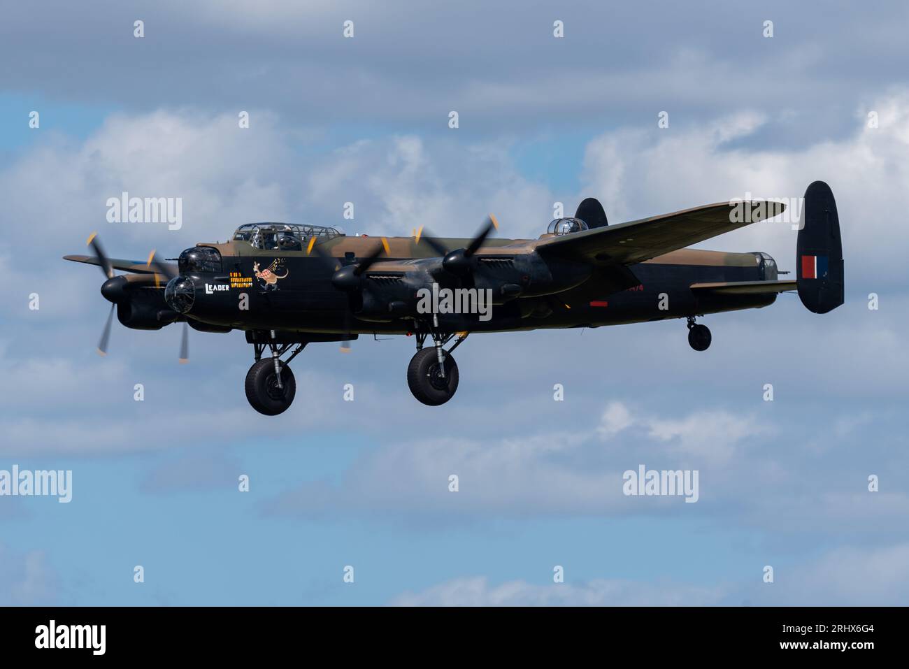 RAF Battle of Britain Memorial Flight Avro Lancaster at London Southend ...
