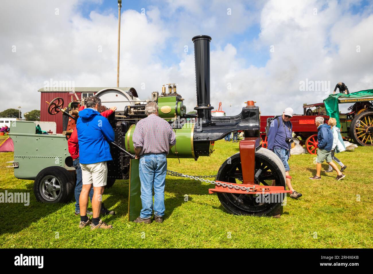 Stithians, UK. 19th Aug, 2023. Despite the strong winds and heavy rain ...