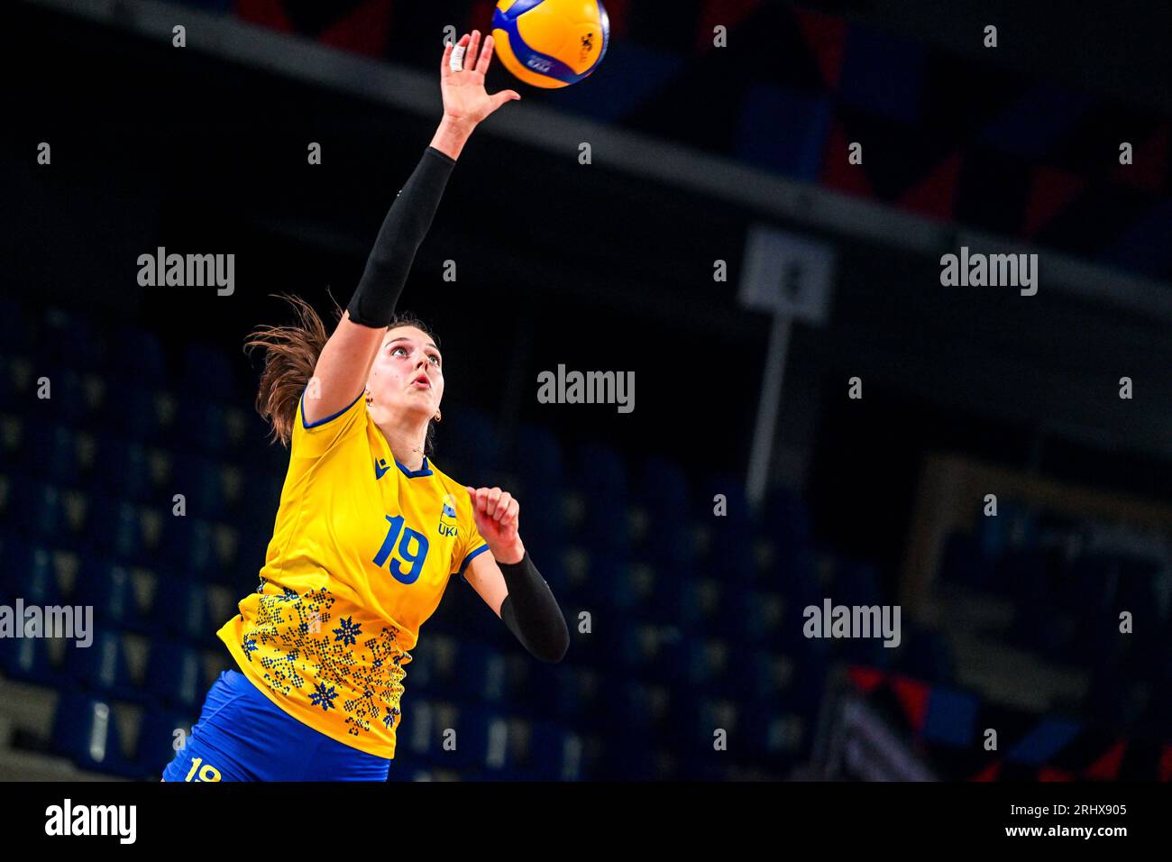 Gent, Belgium. 18th Aug, 2023. Danchak Viktoriia (19) of Ukraine ...