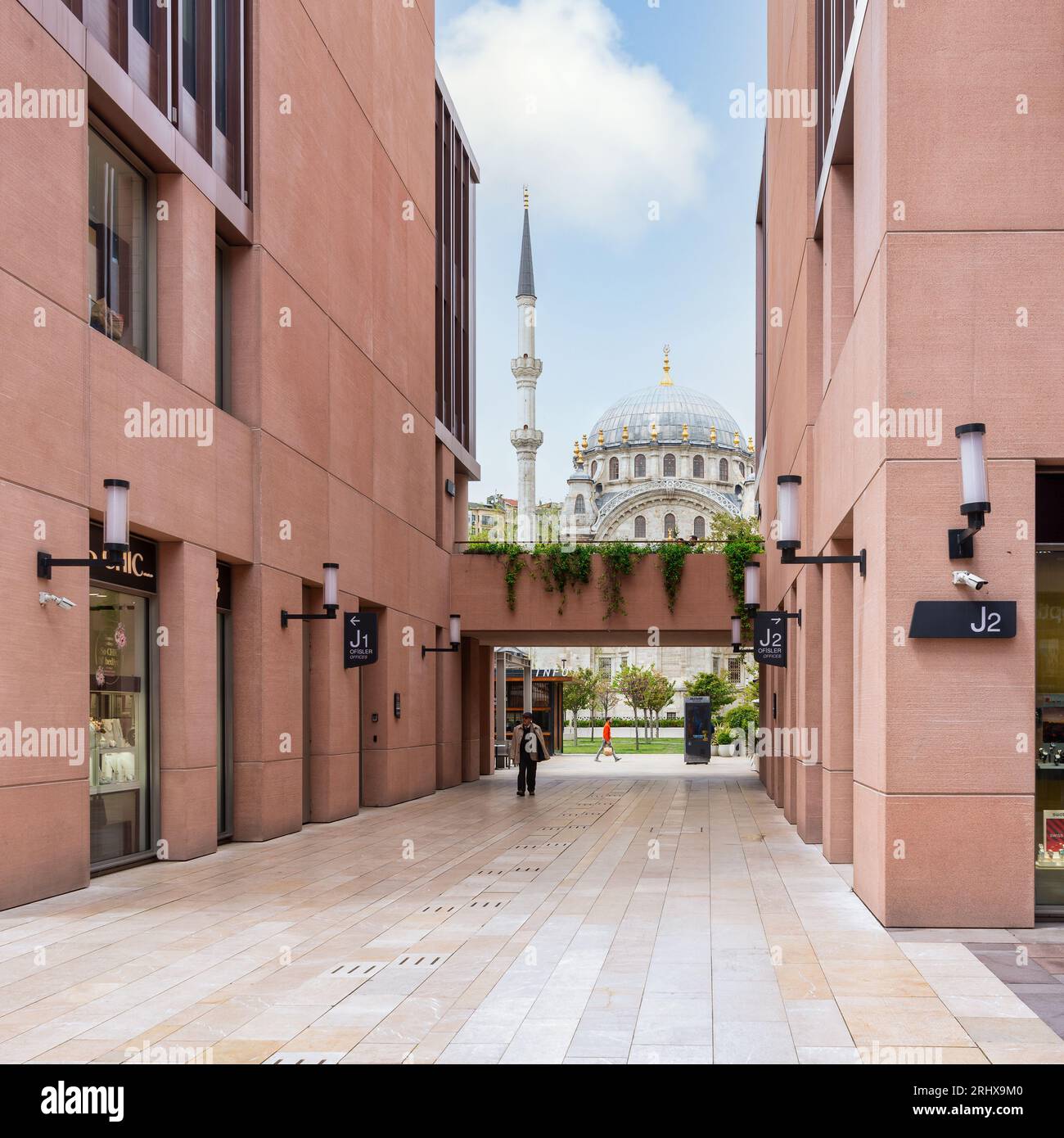 Istanbul, Turkey - May 5, 2023: Internal passage at Galataport mixed ...