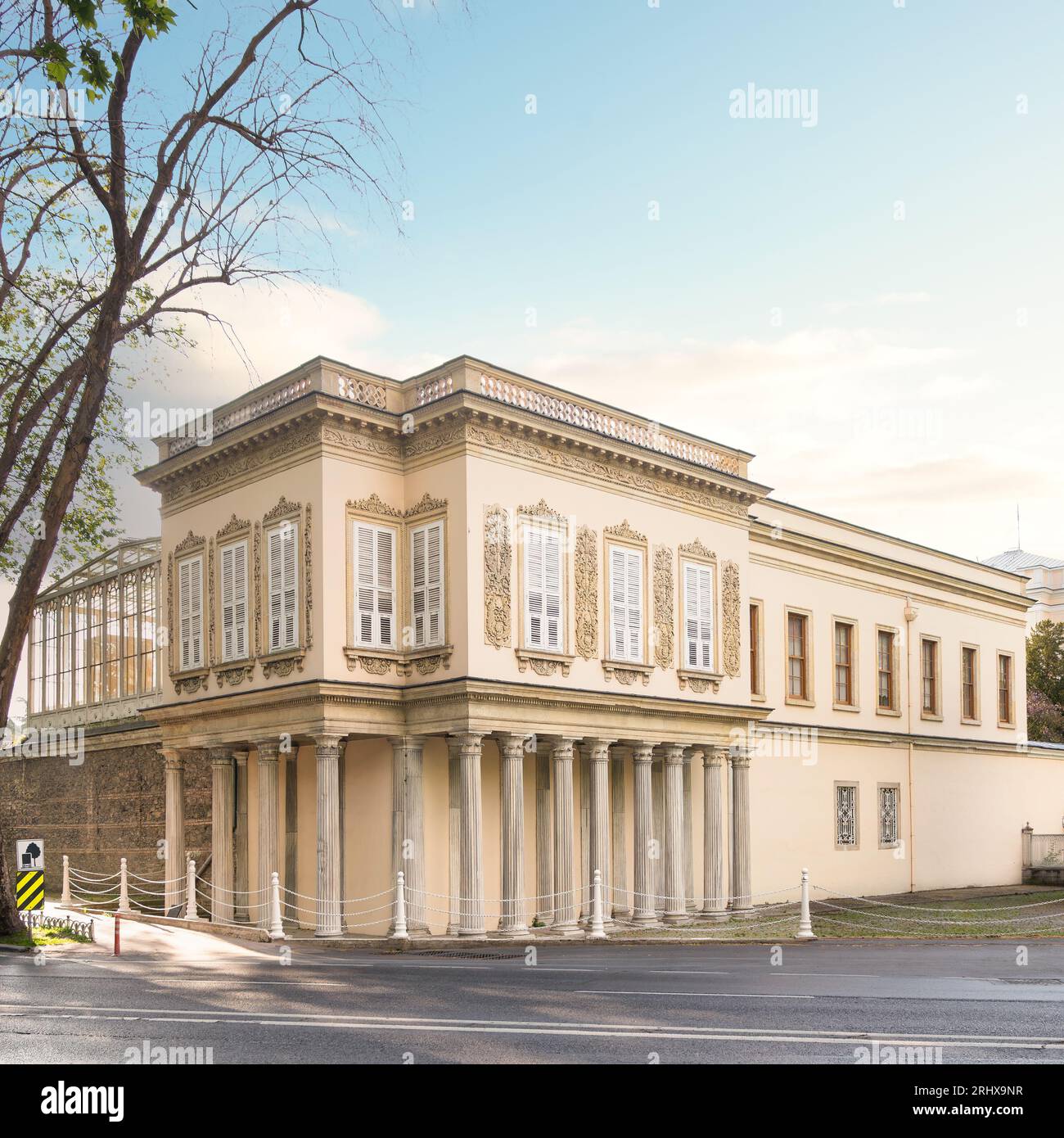 19th century Ottoman architecture Dolmabahce Seyir Kosku, a small ...