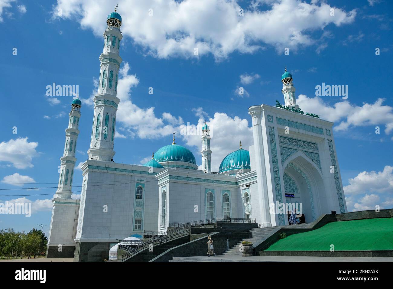 Karaganda, Kazakhstan - August 19, 2023: Anet Baba Mosque is regional ...