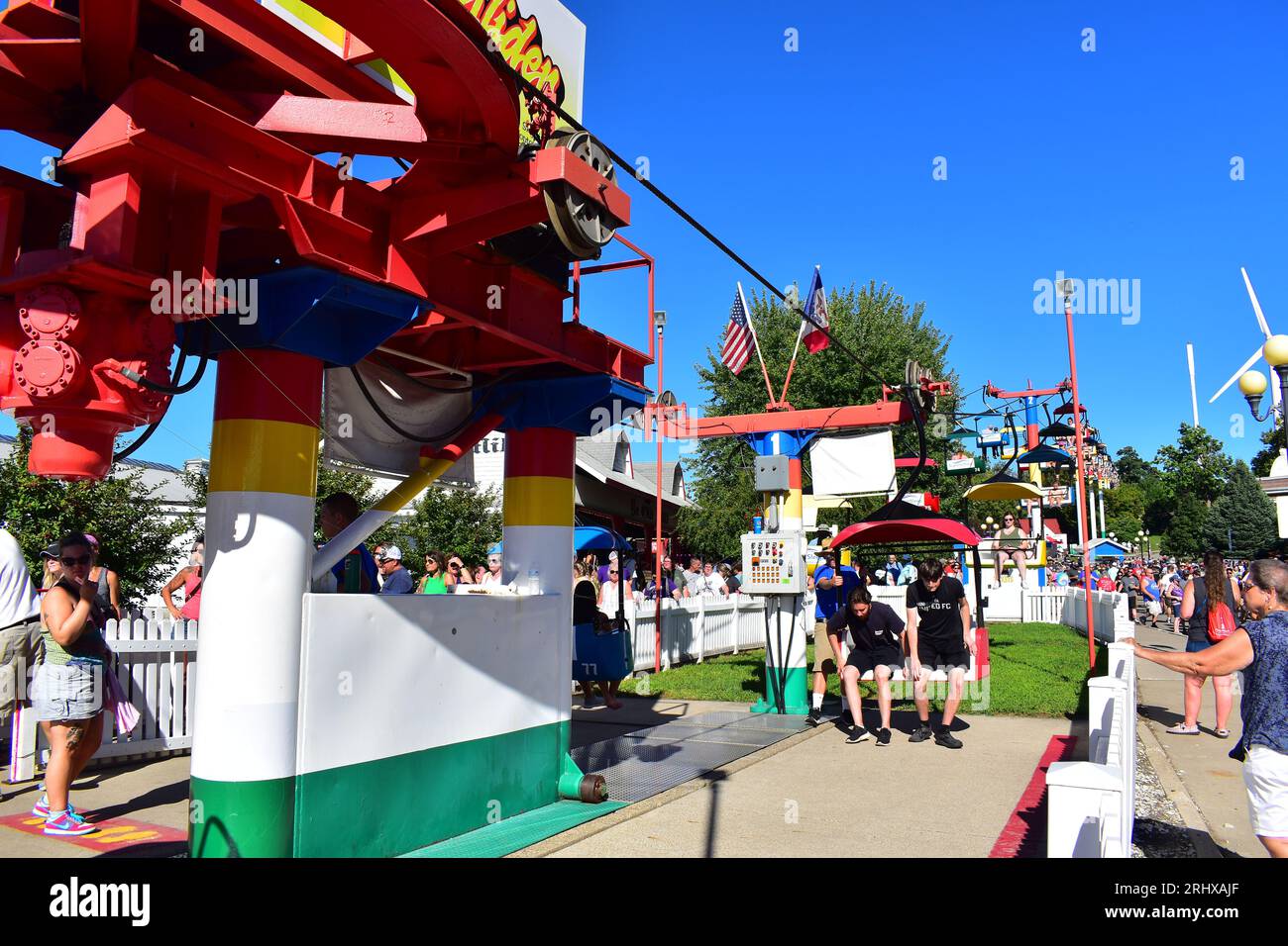 Des Moines, Iowa, USA - August 12, 2023: Iowa State Fair 2023 Stock ...