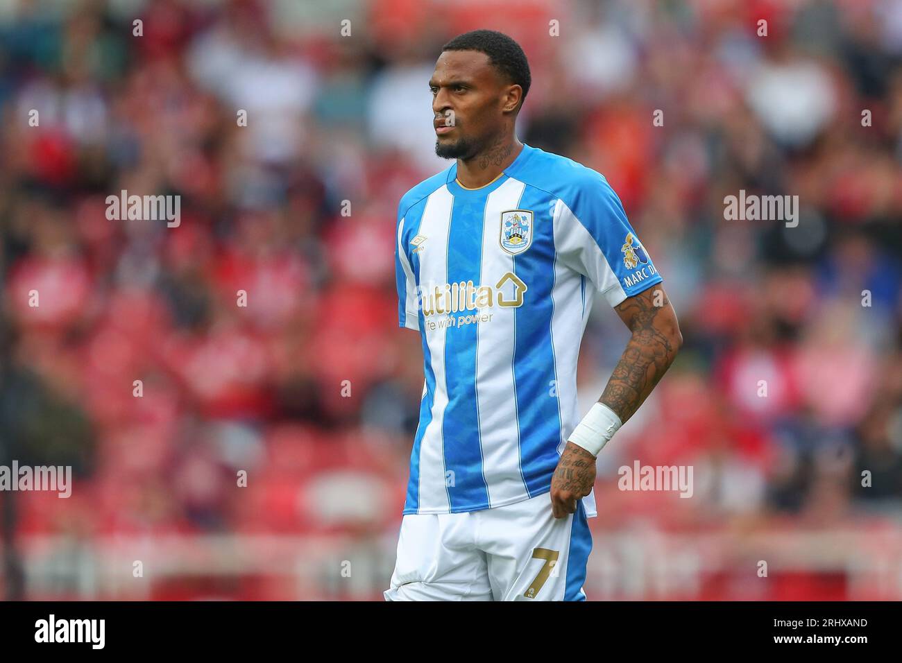 Delano Burgzorg #7 of Huddersfield Town during the Sky Bet Championship ...