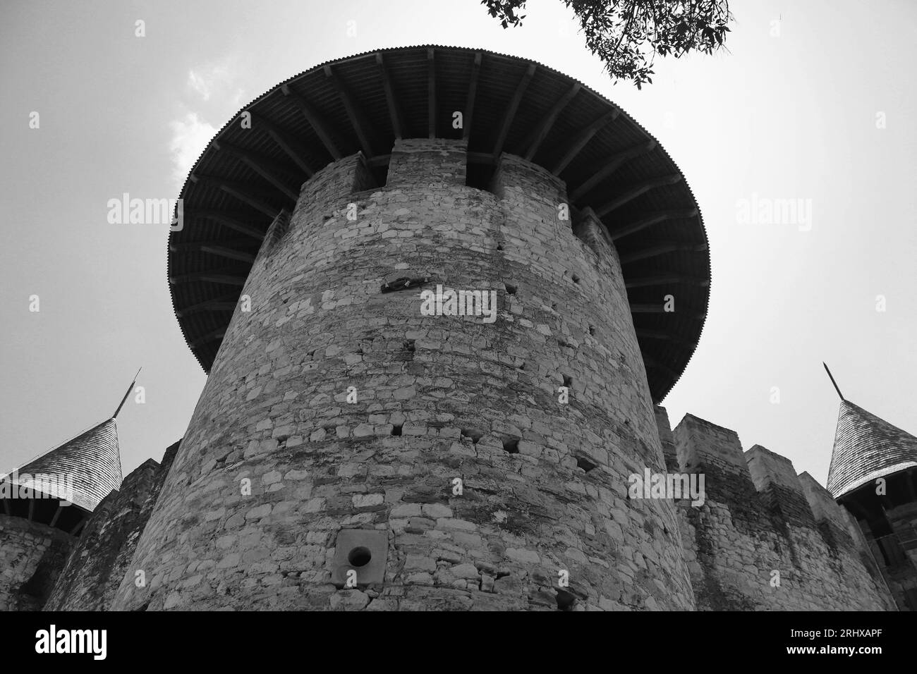Old renovated fort Black and White Stock Photos & Images - Alamy