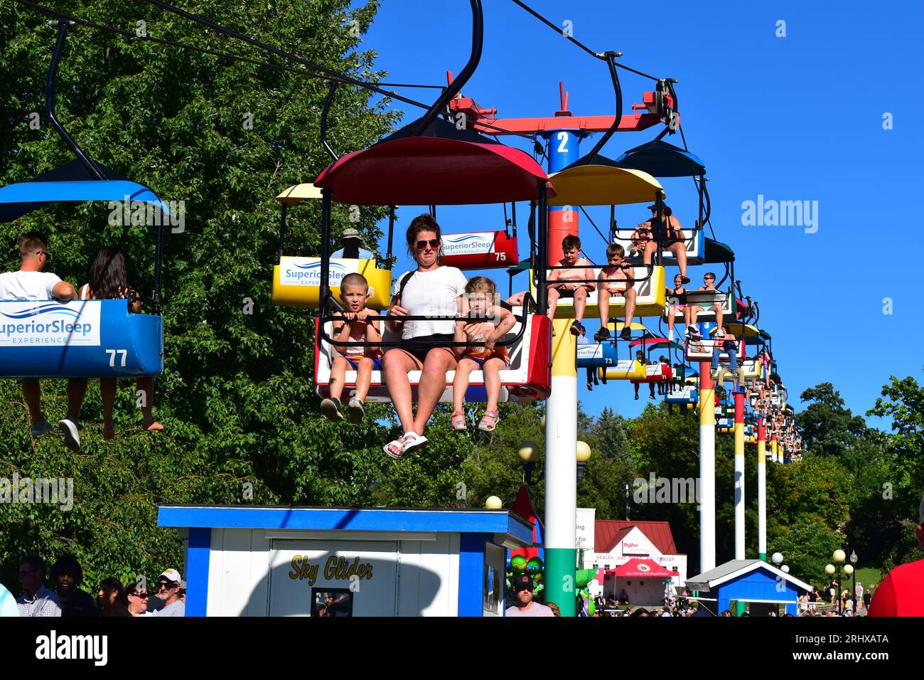Des Moines, Iowa, USA - August 12, 2023: Iowa State Fair 2023 Stock ...