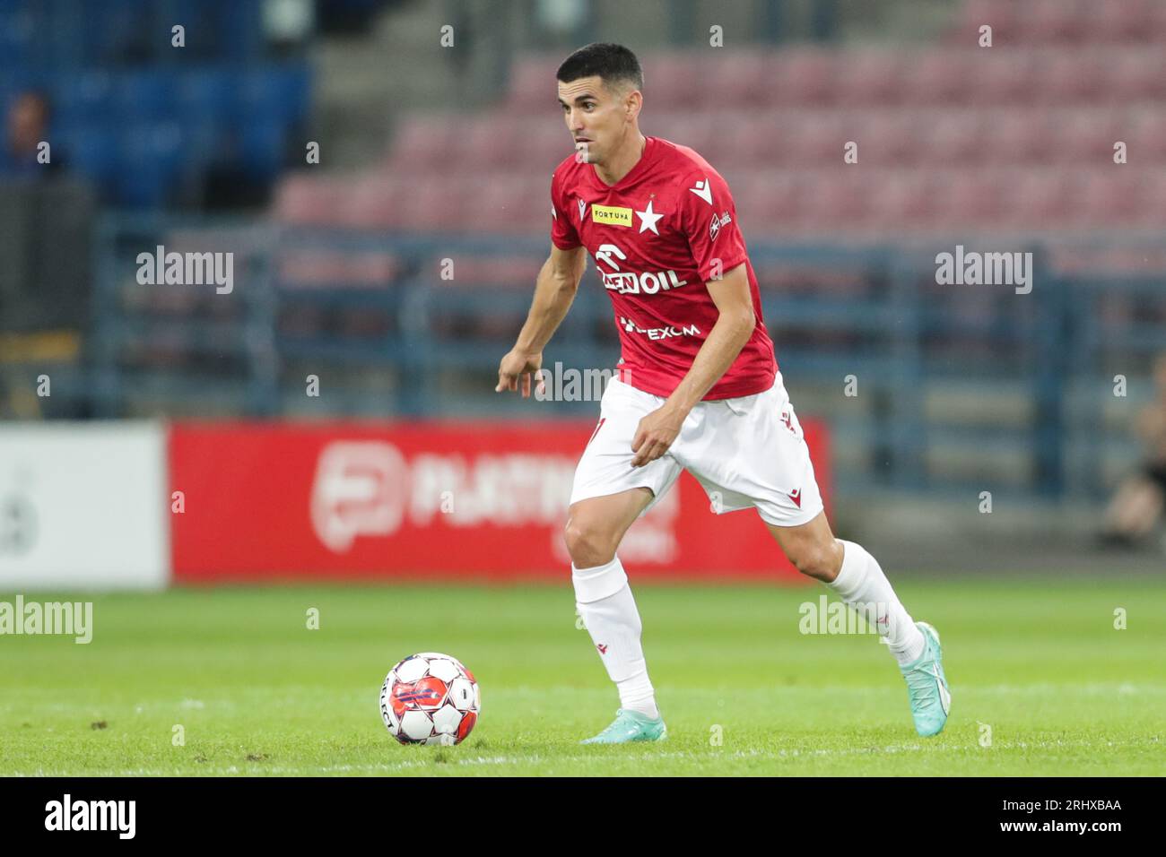 Jesus Alfaro of Wisla Krakow seen in action during the Fortuna 1 Polish ...