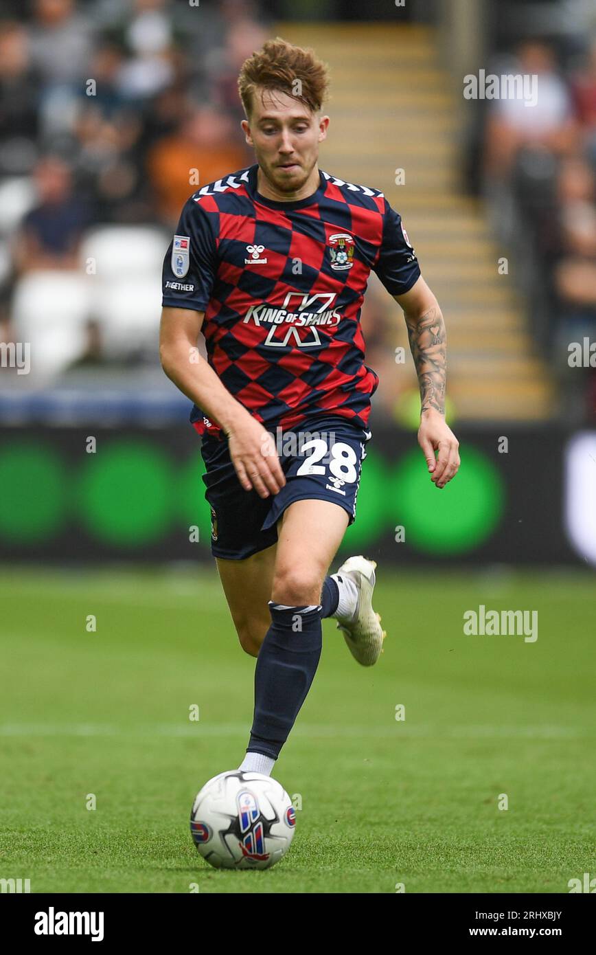Josh Eccles #28 of Coventry City during the Sky Bet Championship match ...