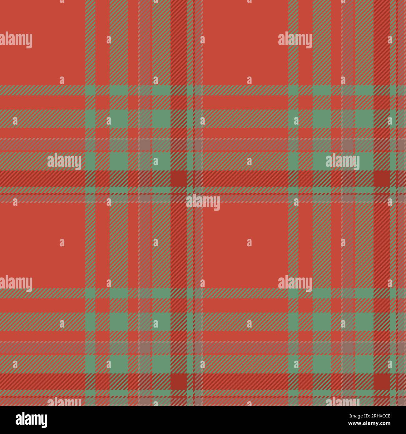 Plaid seamless pattern in red. Check fabric texture. Vector textile ...