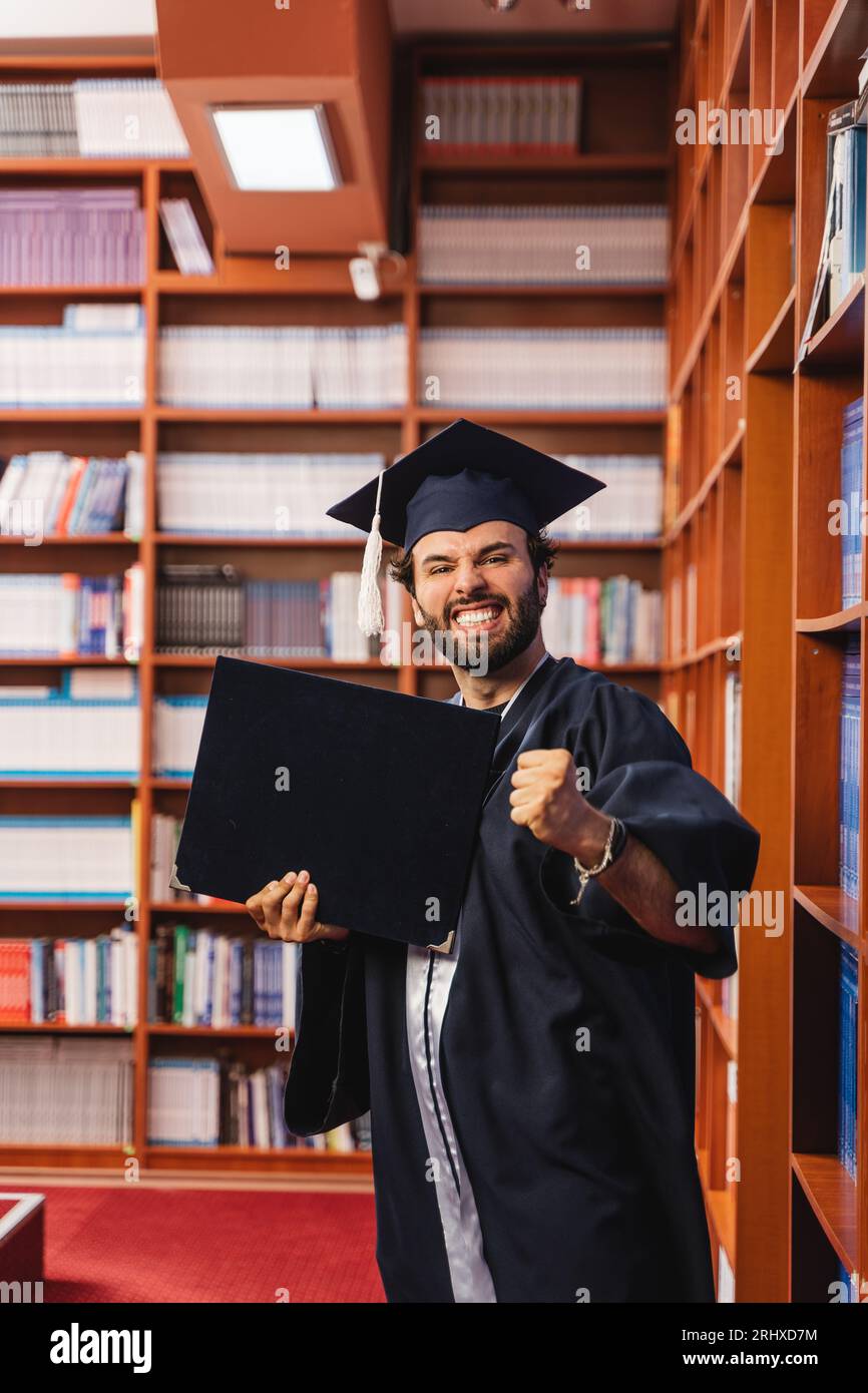 College student receiving diploma hi-res stock photography and images ...