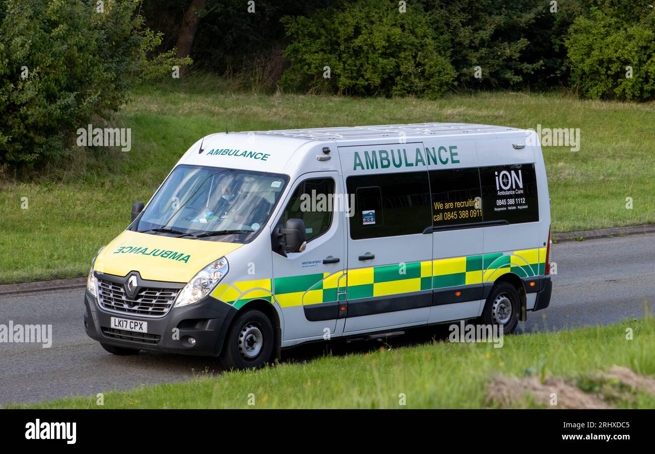 Milton Keynes, UK - Aug 16th 2023: A UK ambulance operated by private ...