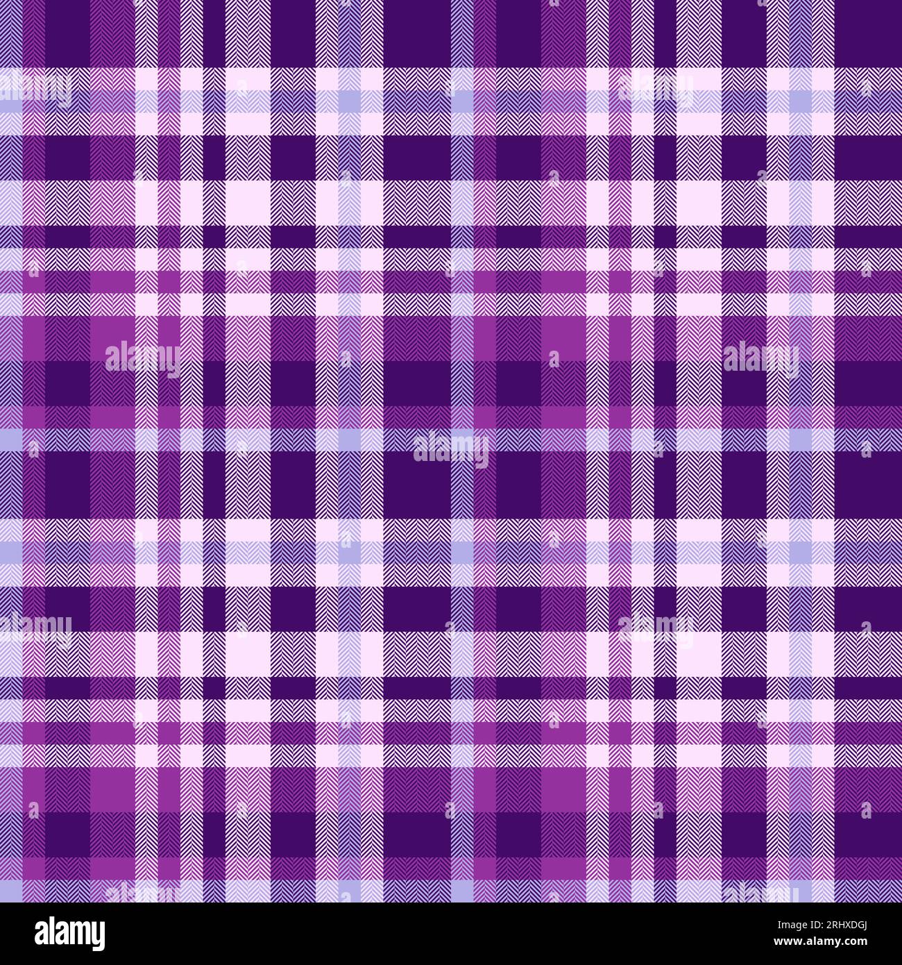 Textile check pattern of seamless texture vector with a tartan ...