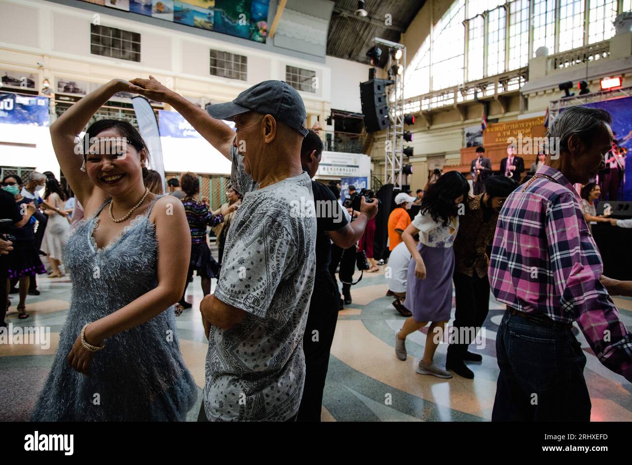 August 19, 2023, Bangkok, Bangkok, Thailand: August, 19 2023, People swing dancing during a ...