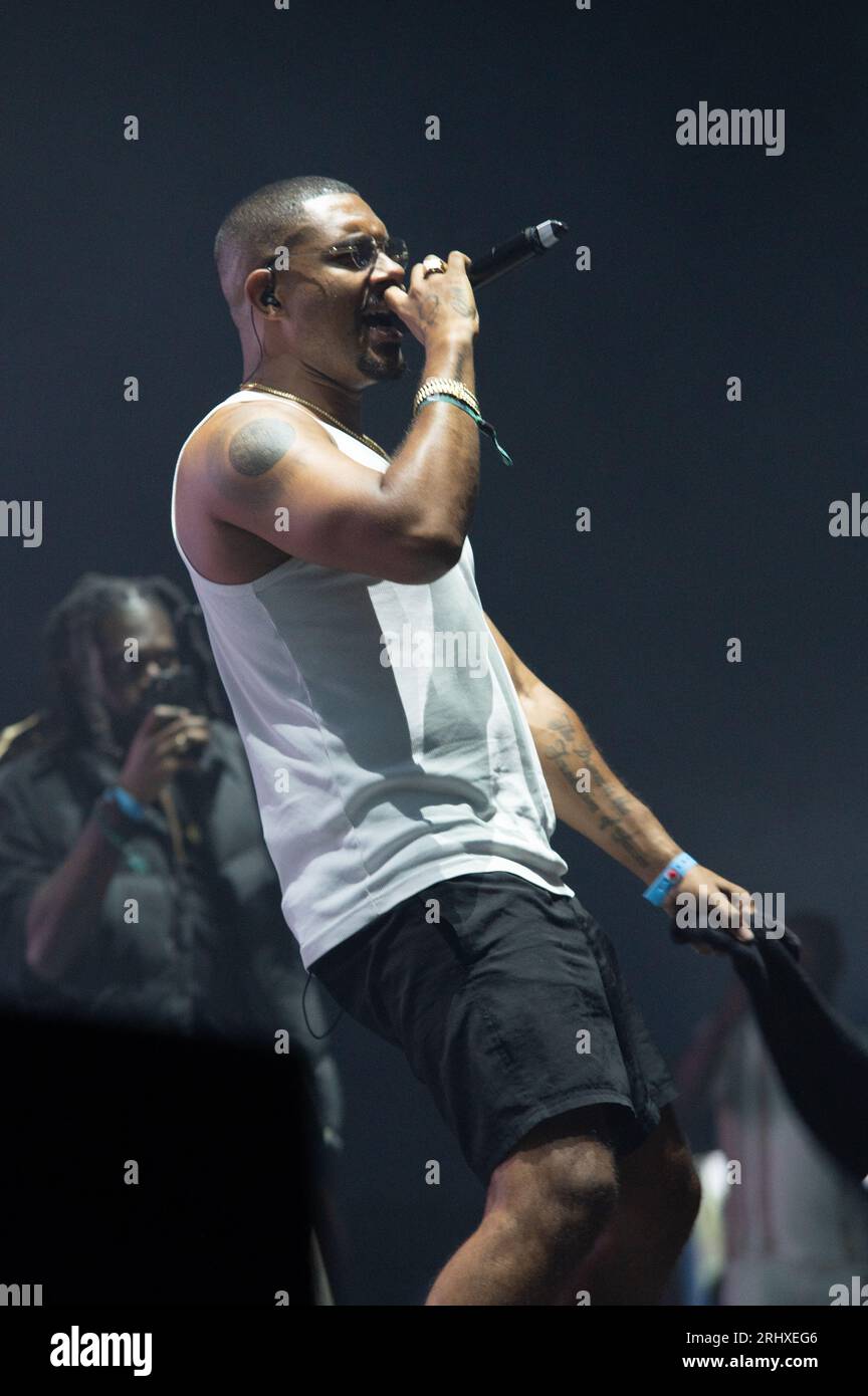 London, United Kingdom. 18th August 2023. WSTRN perform at All Points ...